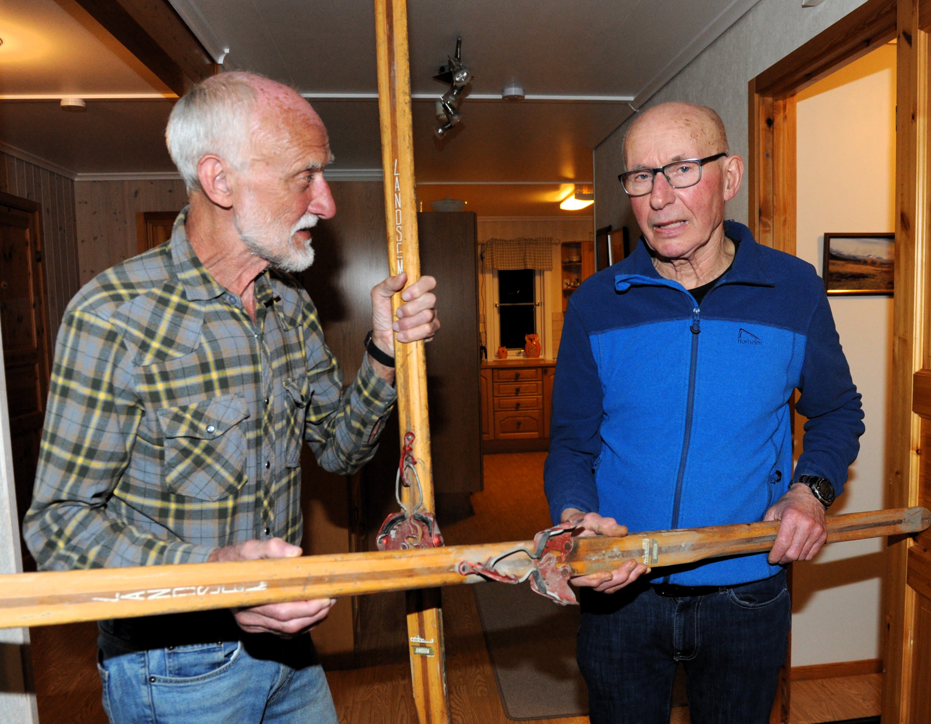 Første gang Knut og Magne deltok i rennet, var på treski. I år deltar ...