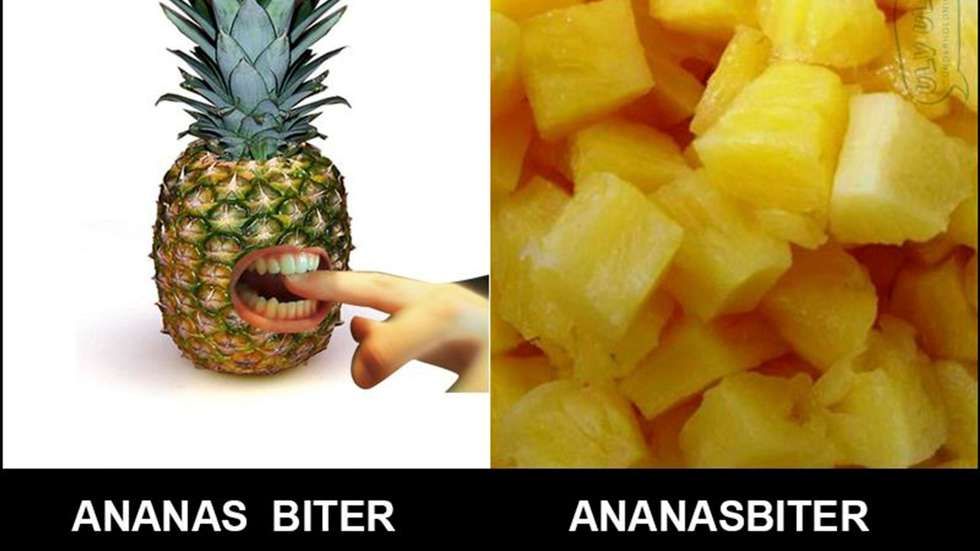 Advarer mot bitende ananas - smp.no