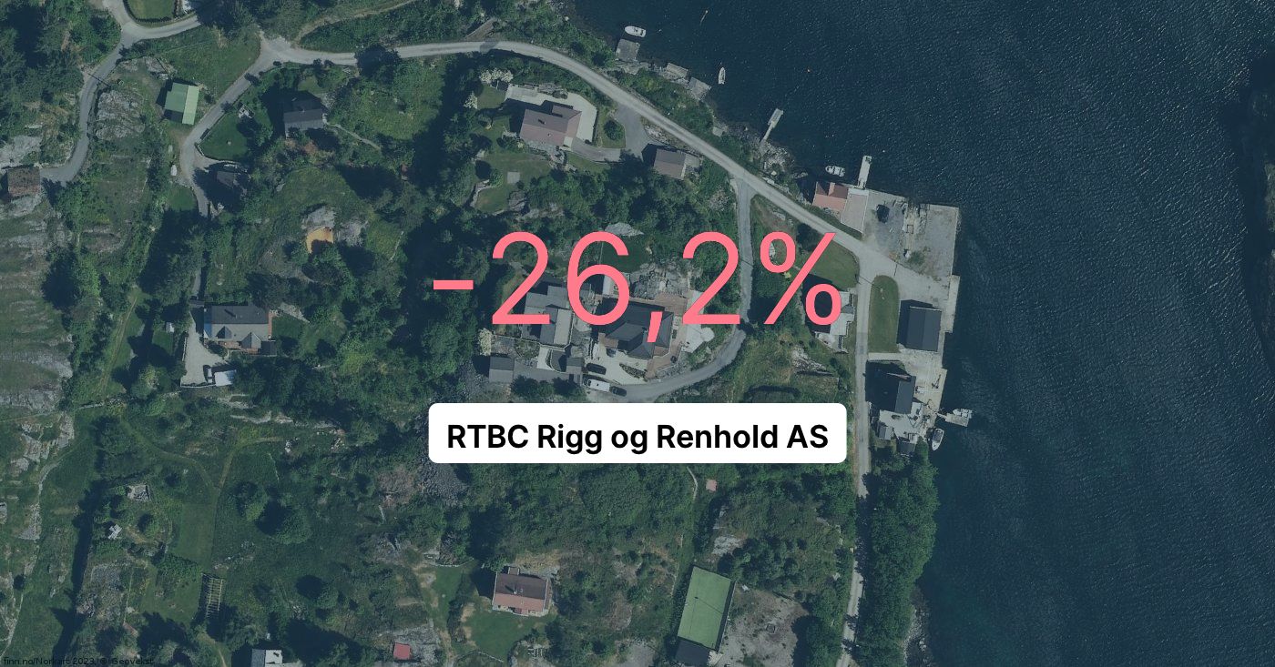 Røde tall for RTBC Rigg og Renhold AS i 2022 - vestnytt.no
