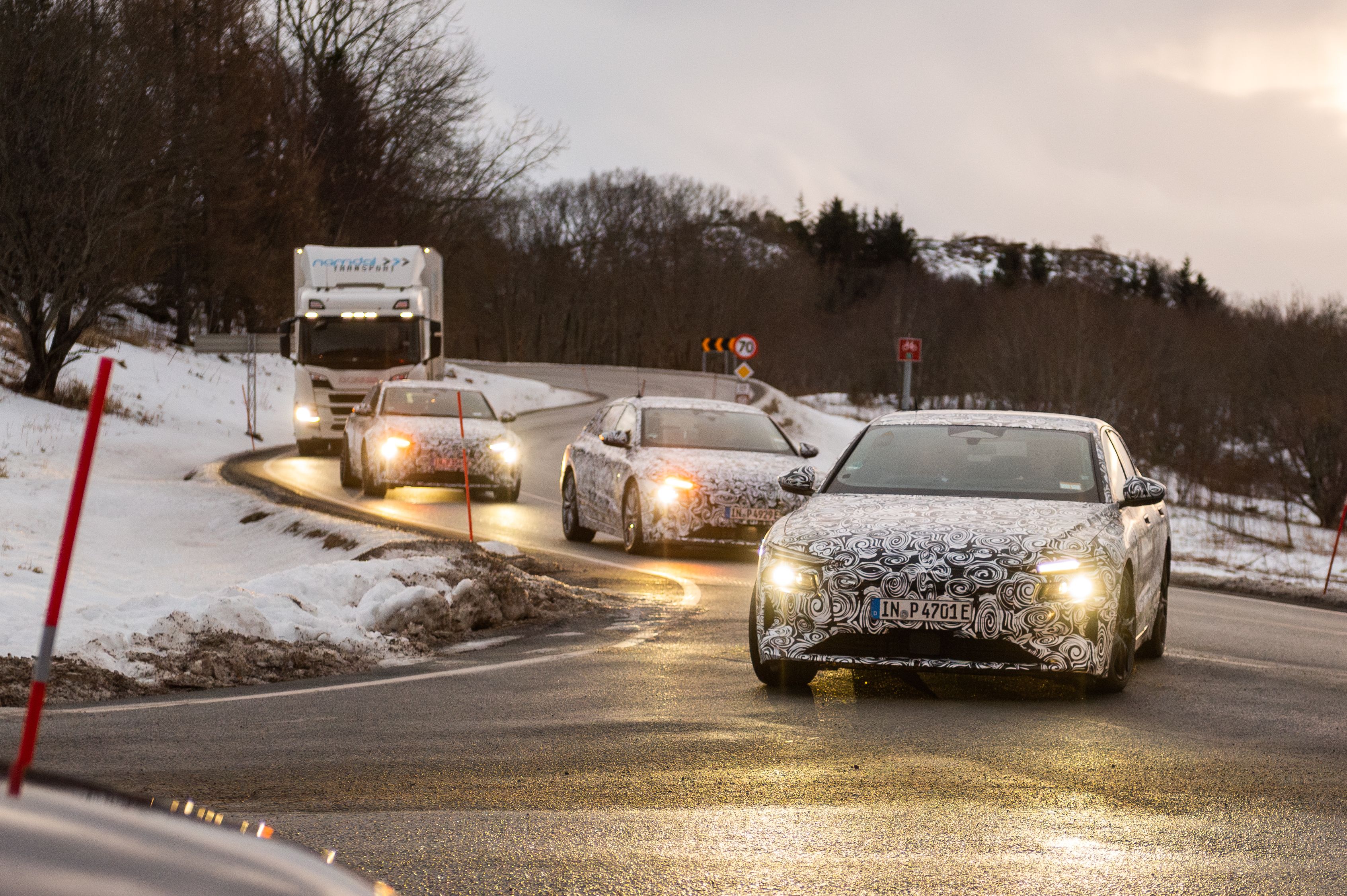 Mercedes på vinterte­sting - banett.no