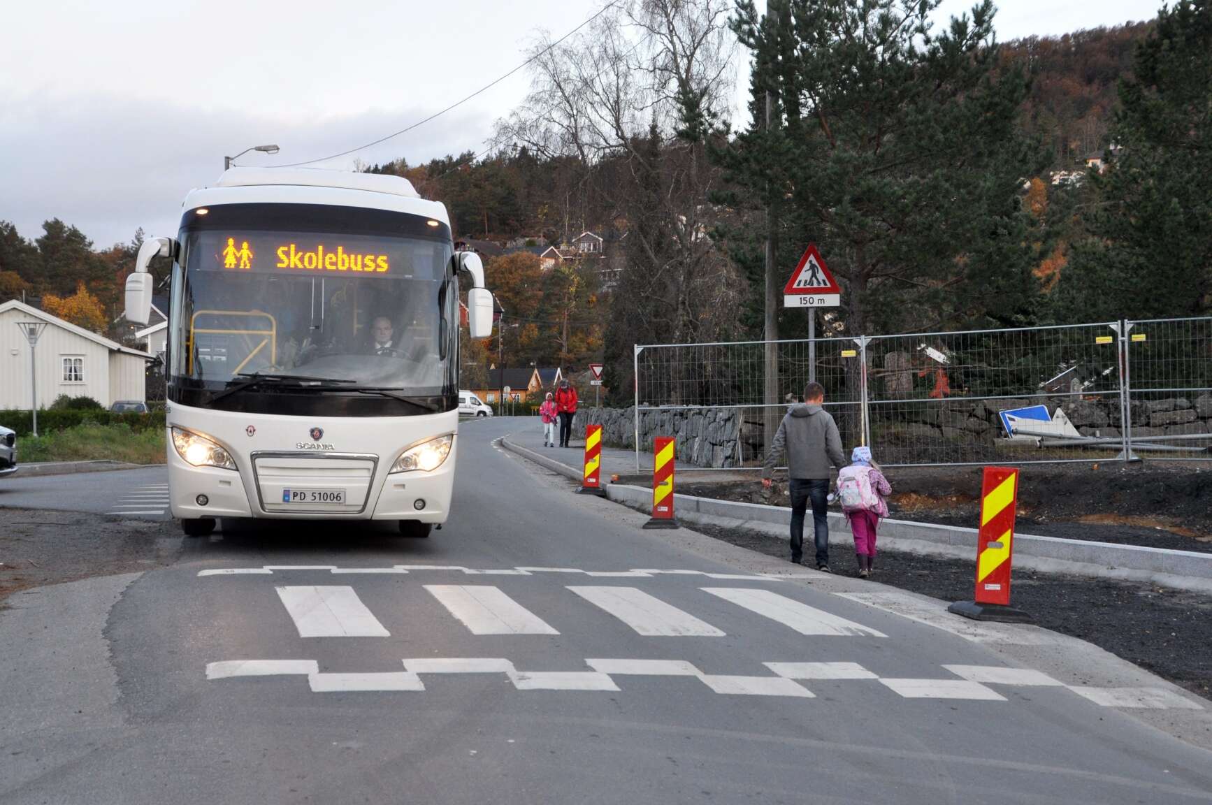 Sier nei til mer tungtrafikk forbi Landvik skole - gat.no