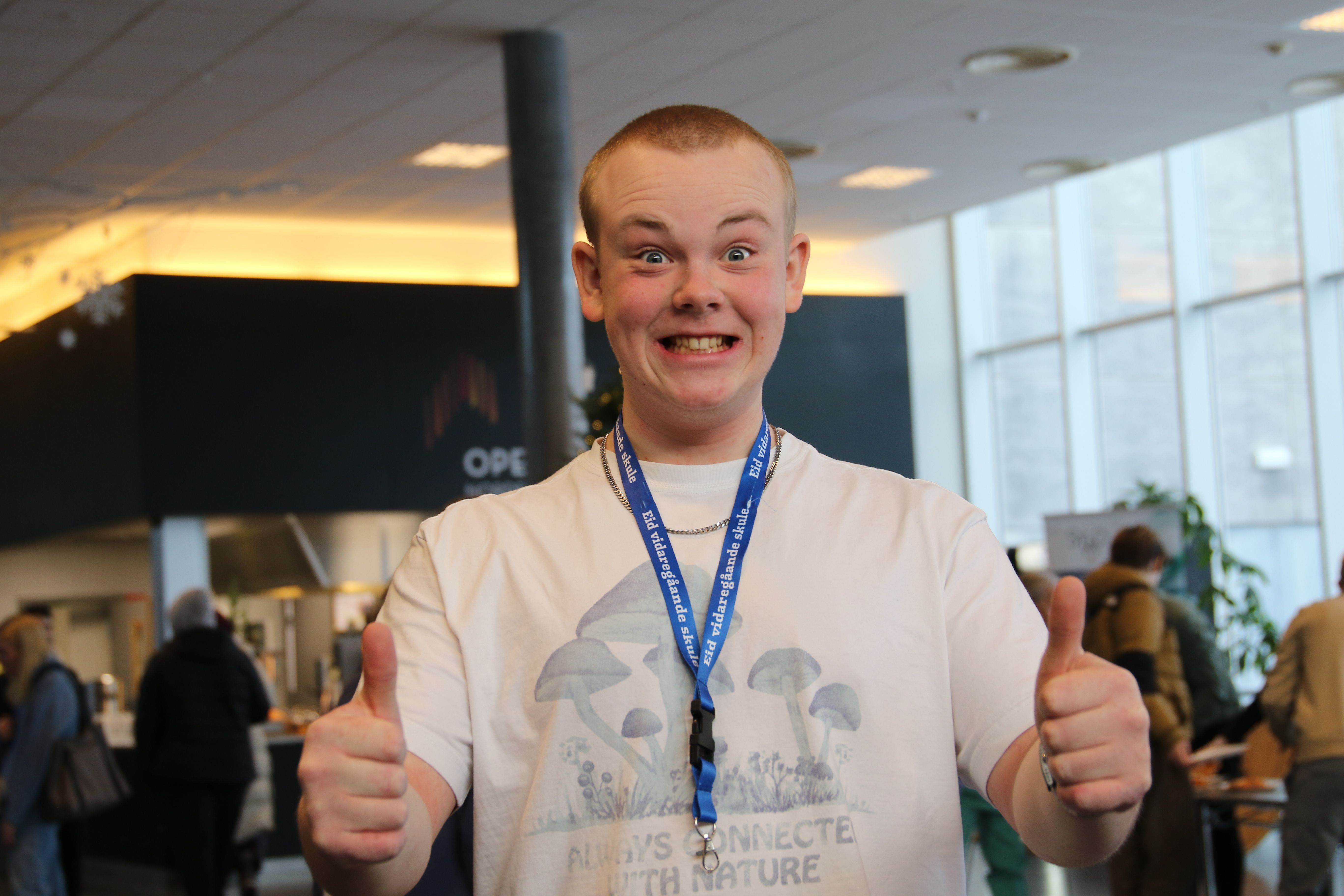 Isak gav tommel opp - fjordabladet.no