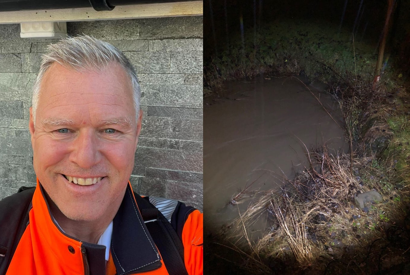 Tor Arne har flere ganger varslet Bane Nor om forholdene i bekken: – Påfører beboerne fare for ...