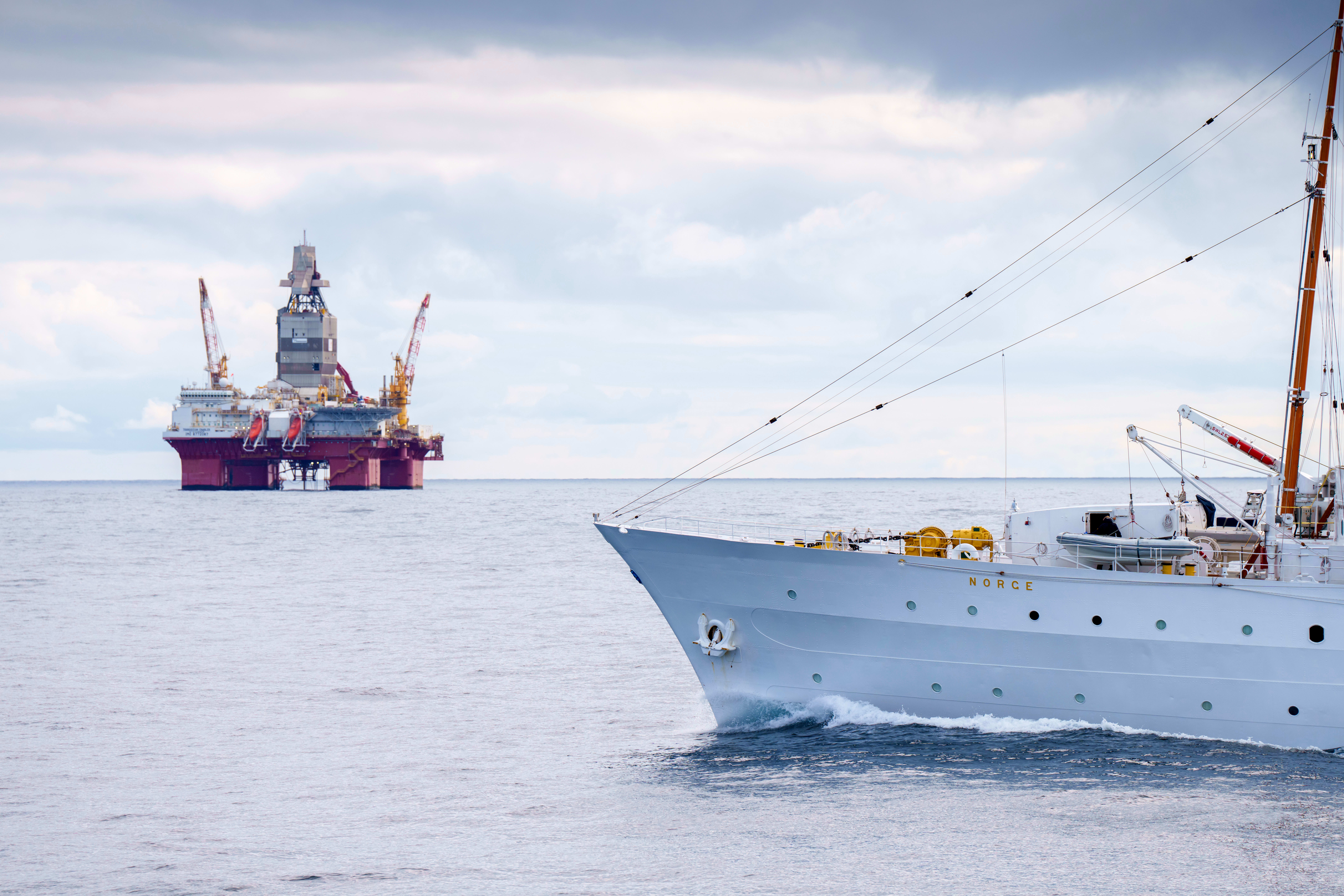 Kongeparet passerte Johan Castberg-feltet - adressa.no