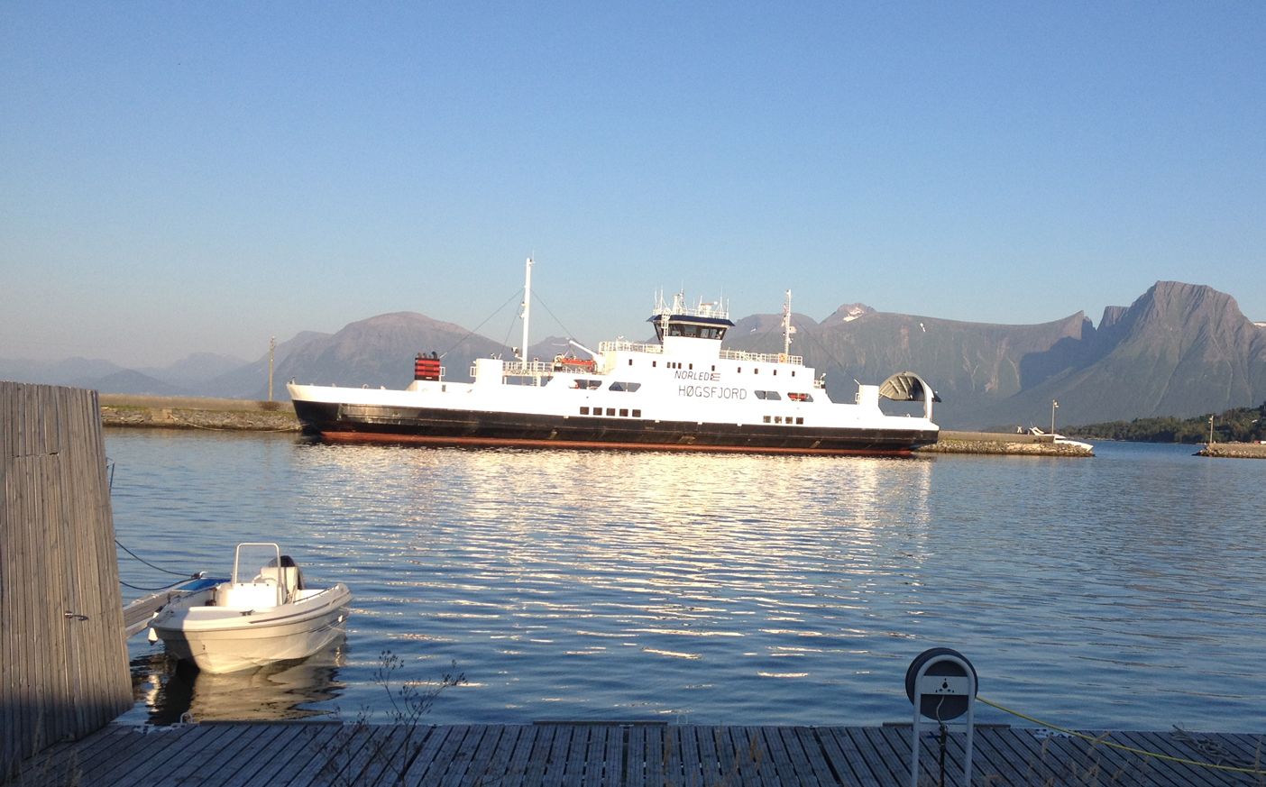 MF "Høgsfjord" er på plass - vikebladet.no