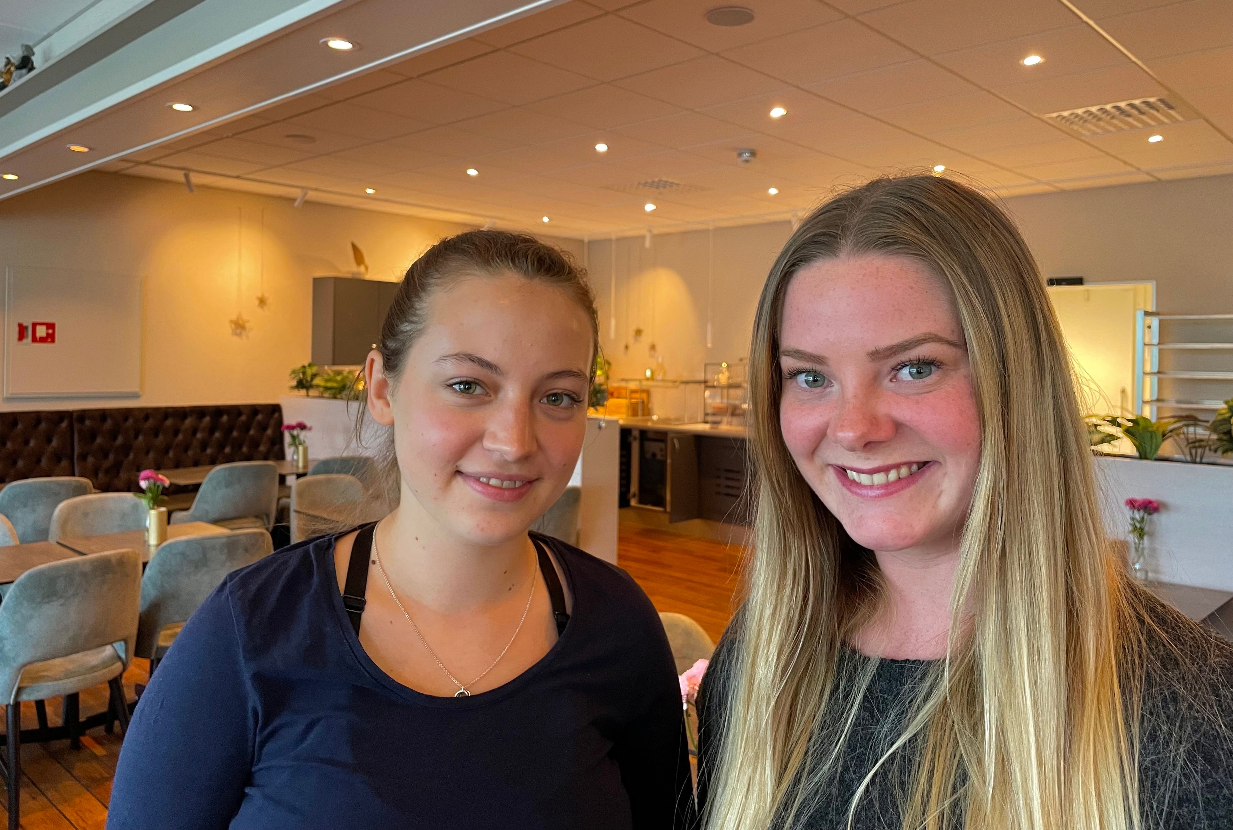 Medan Tabea (19) lærer norsk, får Maria (25) tysk­kunnskapar ...