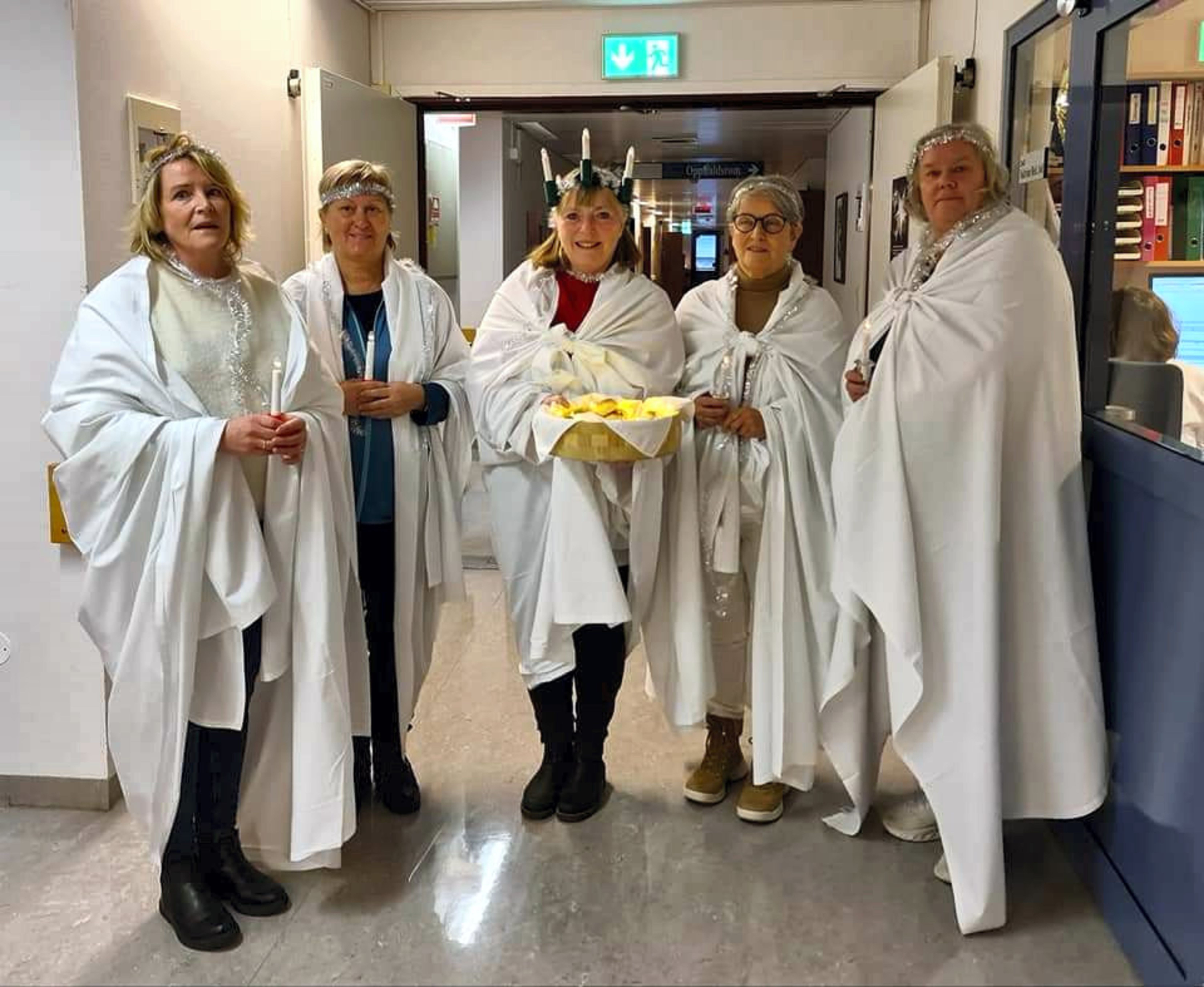 Gledde med Lucia-tog på sjukehuset - fjordabladet.no