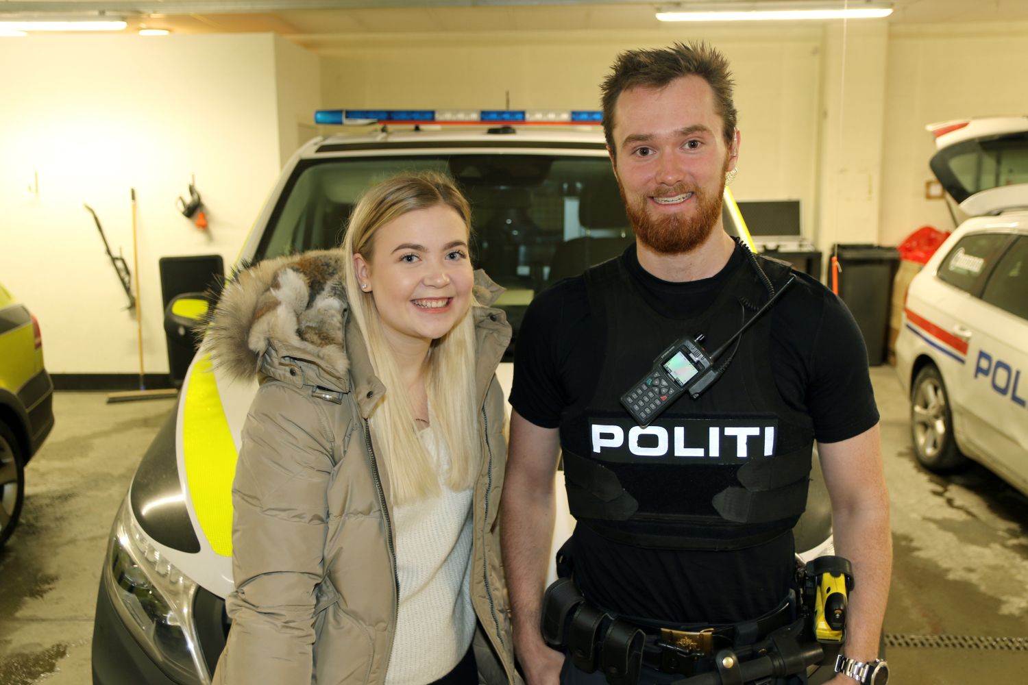 Mathilde fikk være med politiet på jobb — aldri en lik arbeidsdag ...
