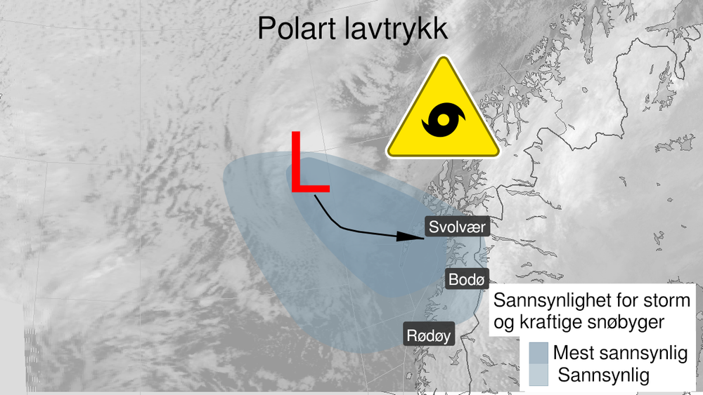 Polart lavtrykk: – Vær oppmerksom på raske endringer i været - vol.no Polart lavtrykk: – Vær oppmerksom på raske endringer i været - vol.no