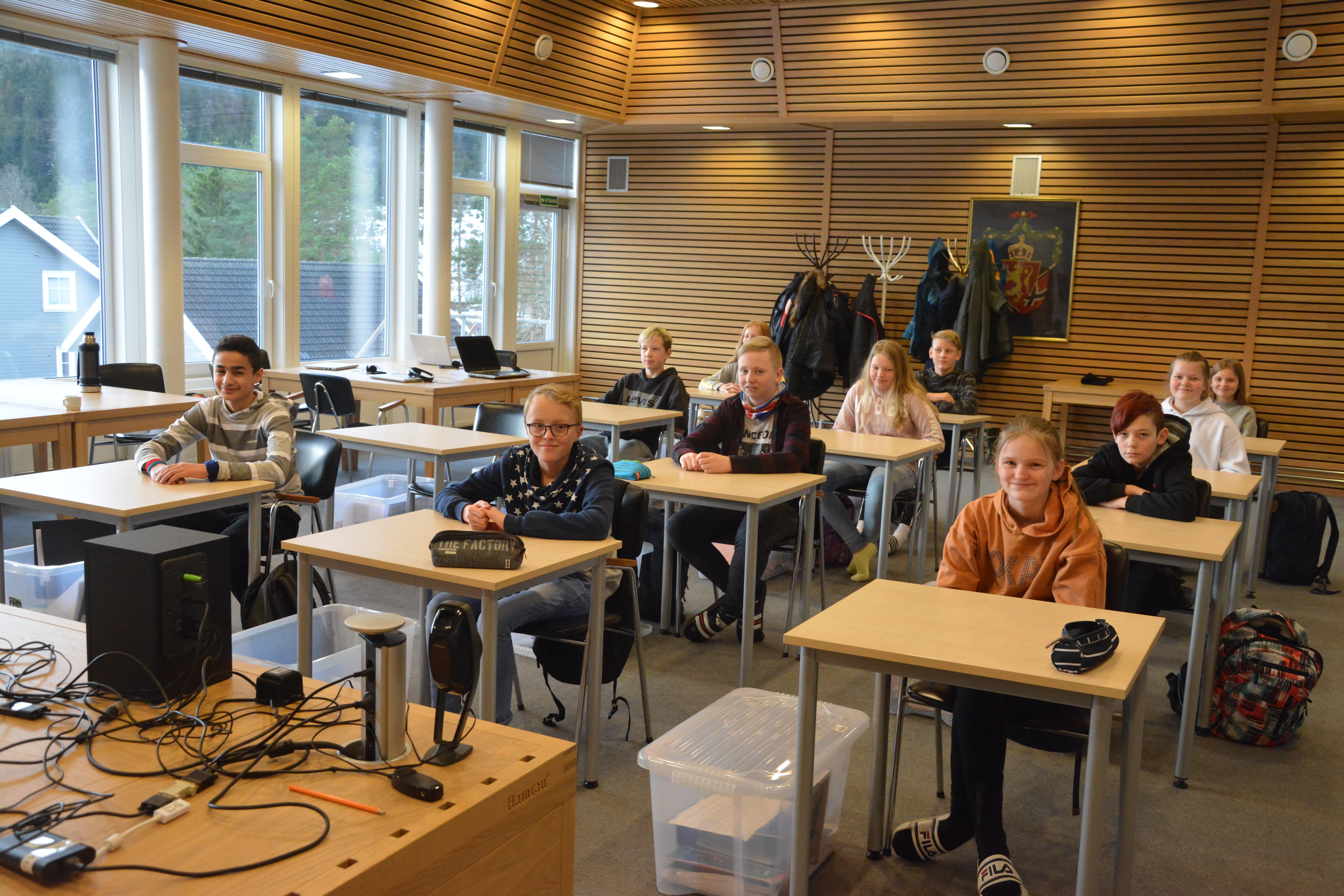 Veldig fint å ha klasserom her - lister24.no