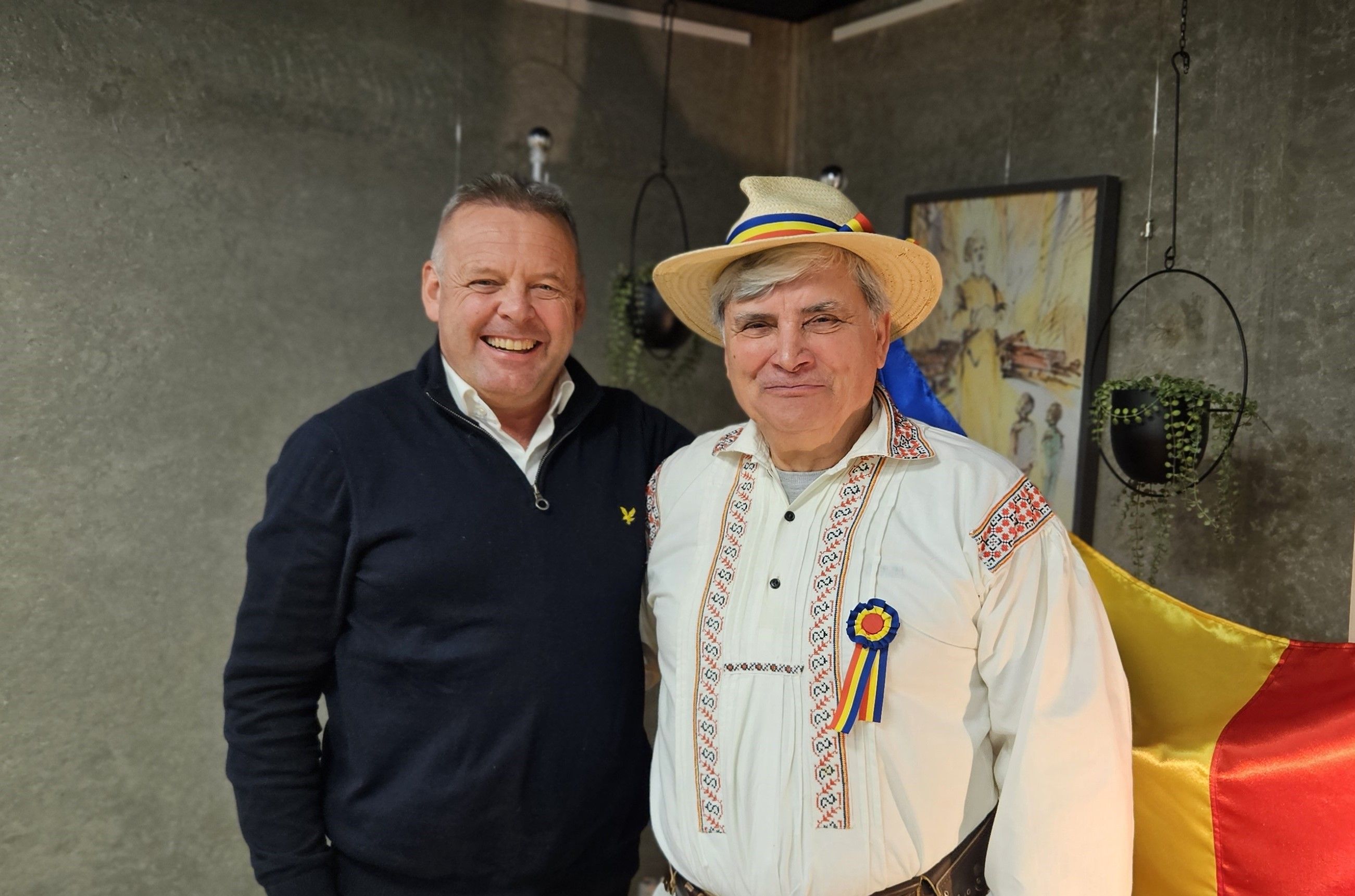 Varaordføraren festa på rumensk