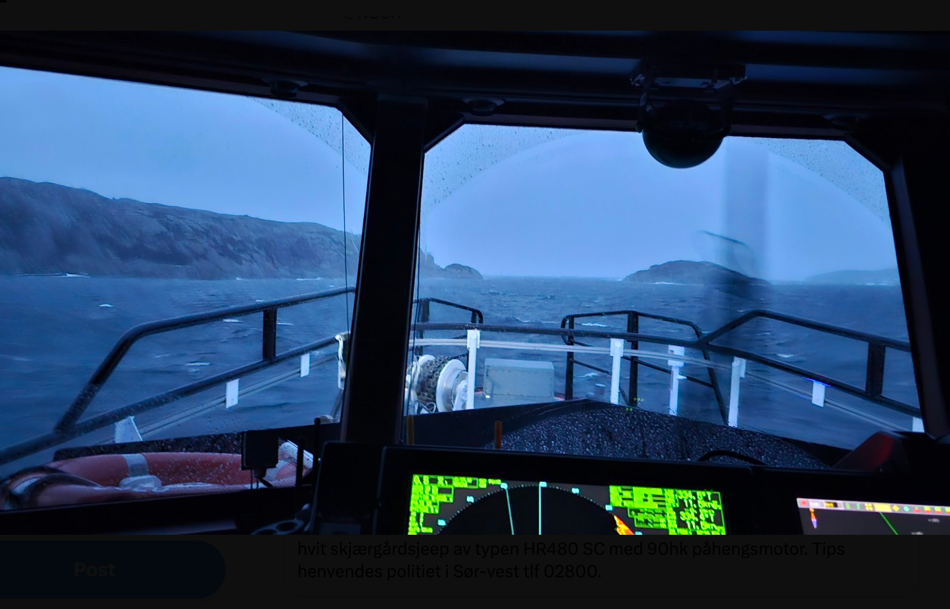 Sakna fisketuristar funnen: – Dei har klart seg veldig fint ...