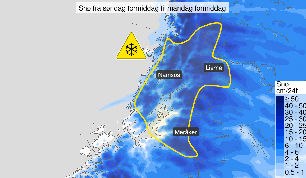 Venter store nedbørsmengder – har sendt ut farevarsel - s-n.no Venter store nedbørsmengder – har sendt ut farevarsel - s-n.no