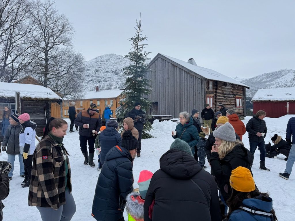Også her ble julegrana tent - driva.no