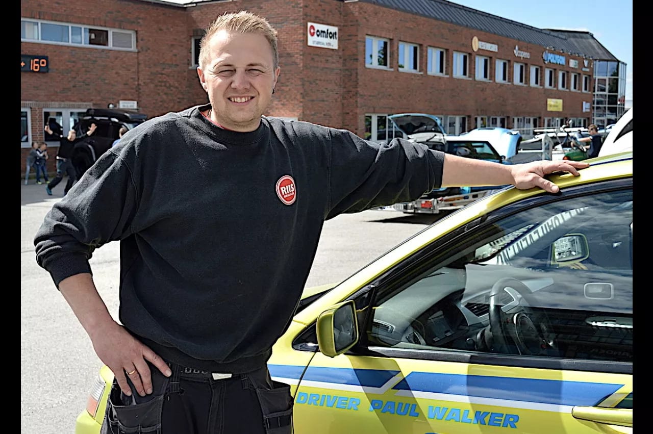 Paul Walkers bil hos Riis Bilglass - nearadio.no