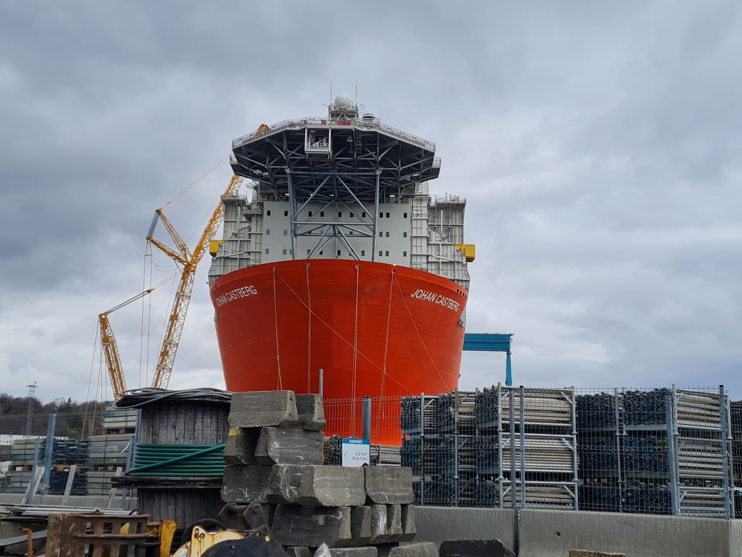Brann om bord på Johan Castberg - 184 personar evakuert - stord24.no