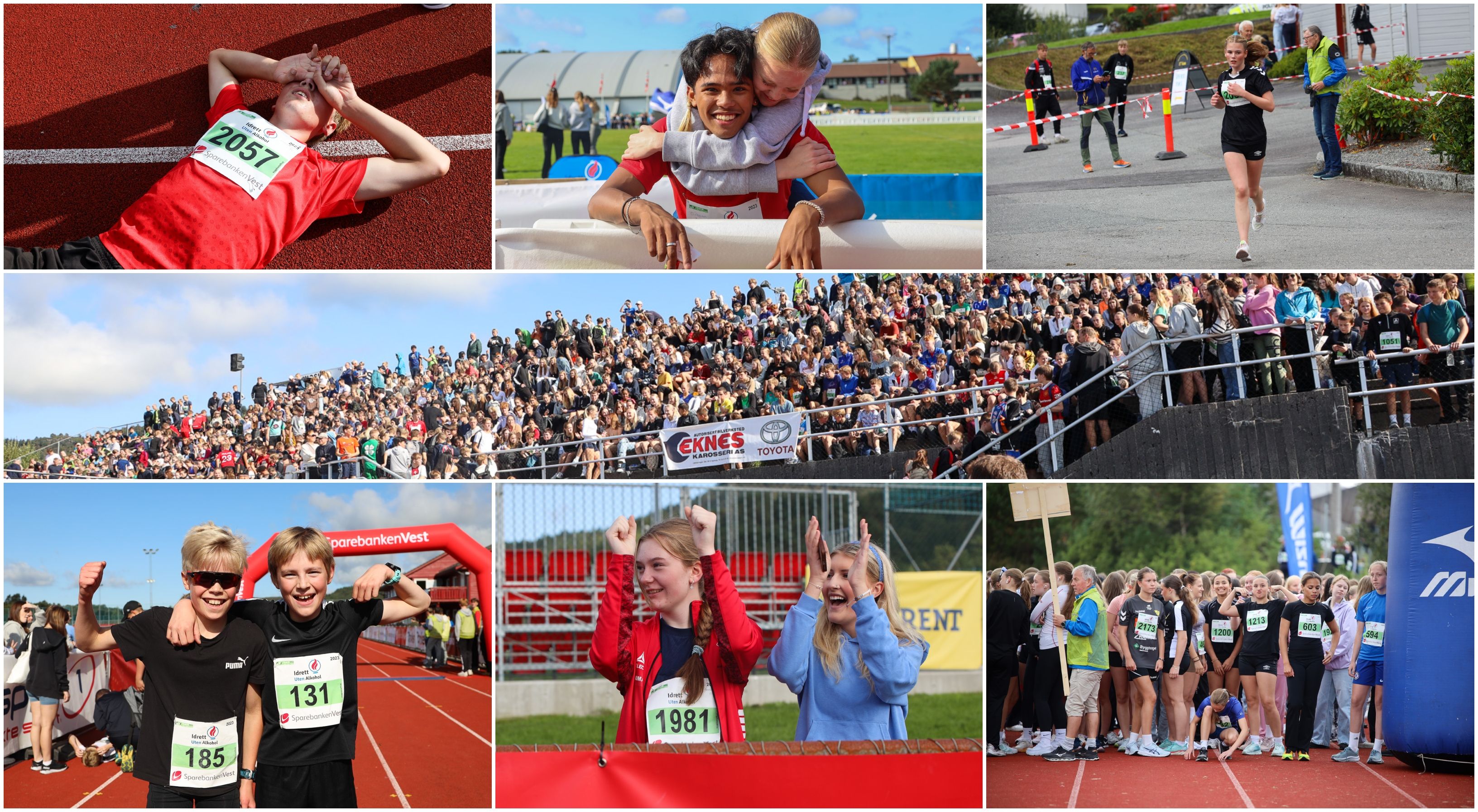 Over 2000 ungdommar strålte på Knarvik Stadion - strilen.no
