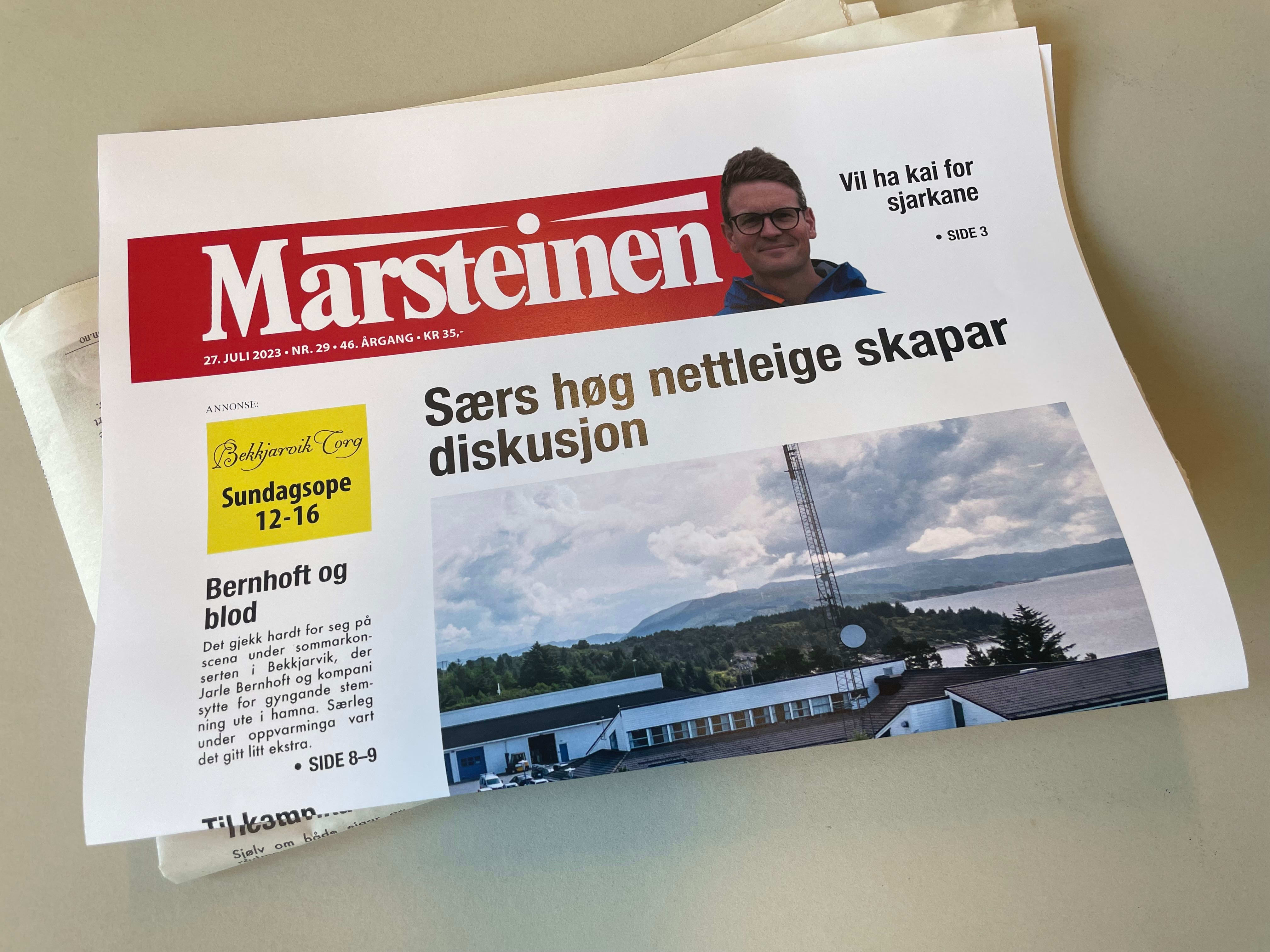 Marsteinen seinka til nokre abonnentar - marsteinen.no
