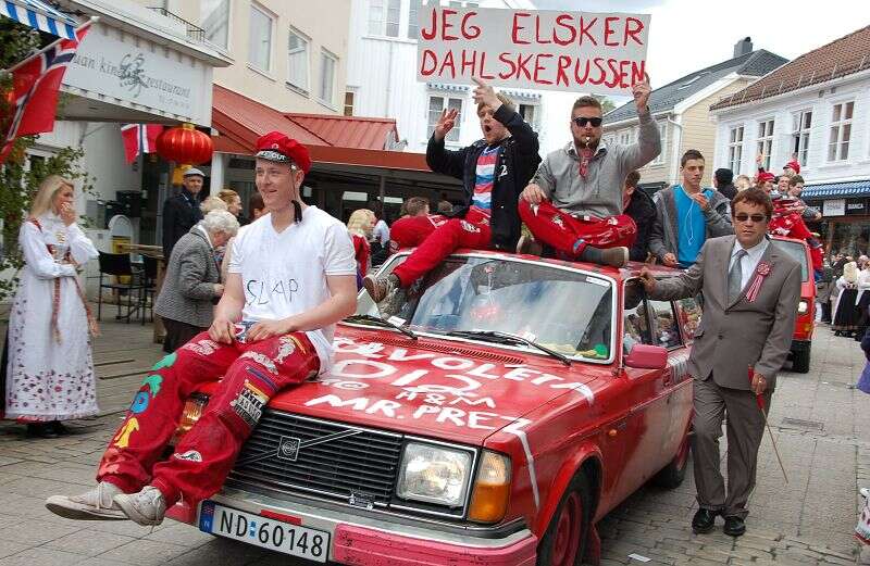 Avsluttet russetiden med stil: - gat.no