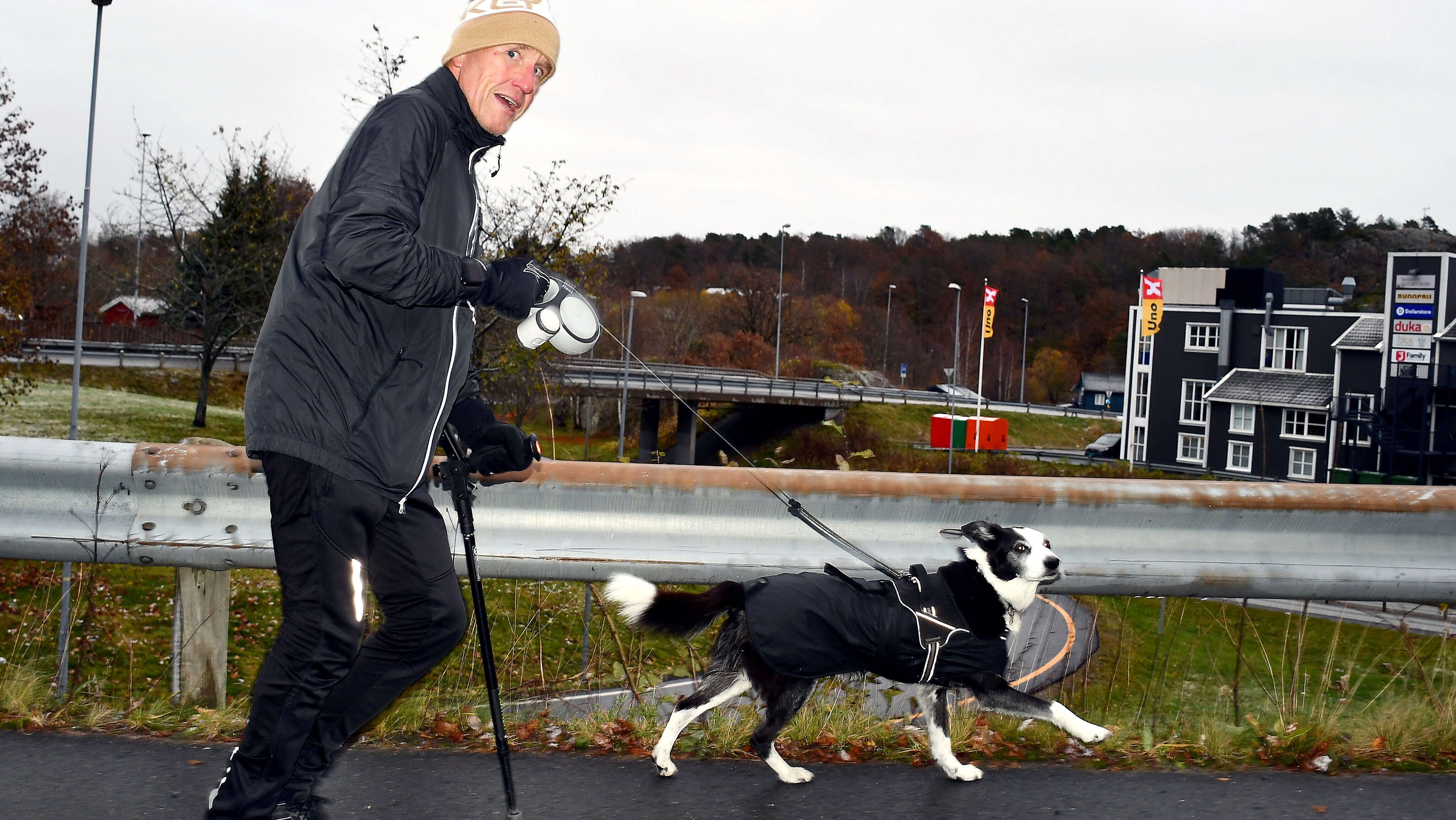 Svein Trygve løper 13 kilometer med krykke hver dag - gat.no