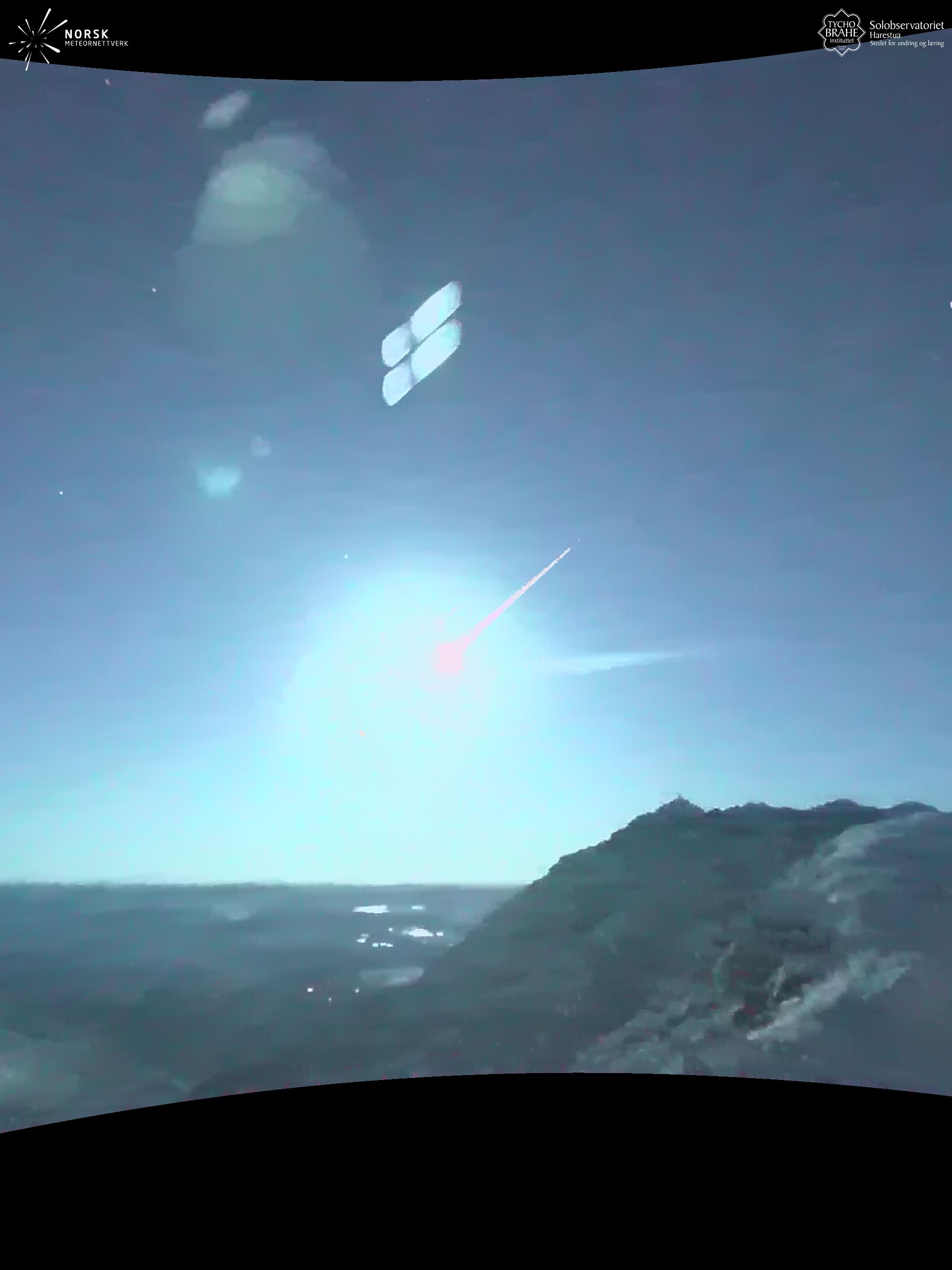 Ekspert: Meteoren brant opp og forsvant over havet utenfor Florø ...