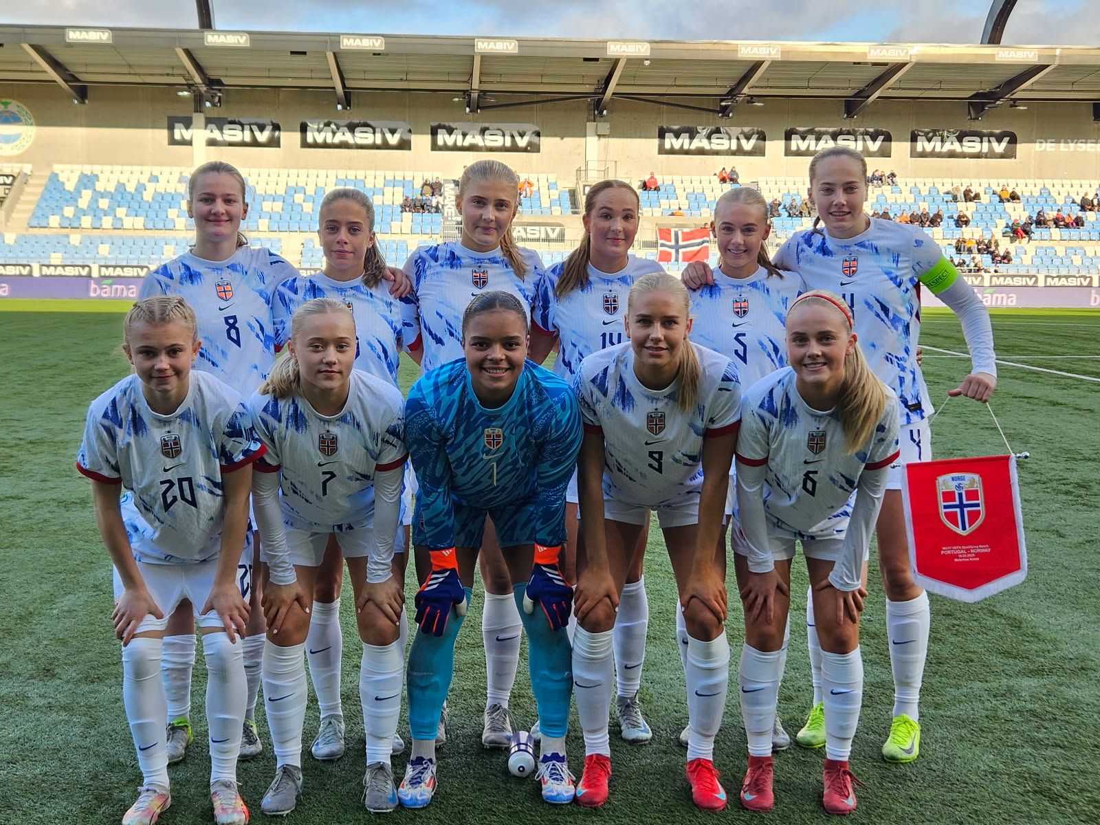 Kristiansanderen Tomine Enger spilte hele kampen mot Portugal da Norges ...