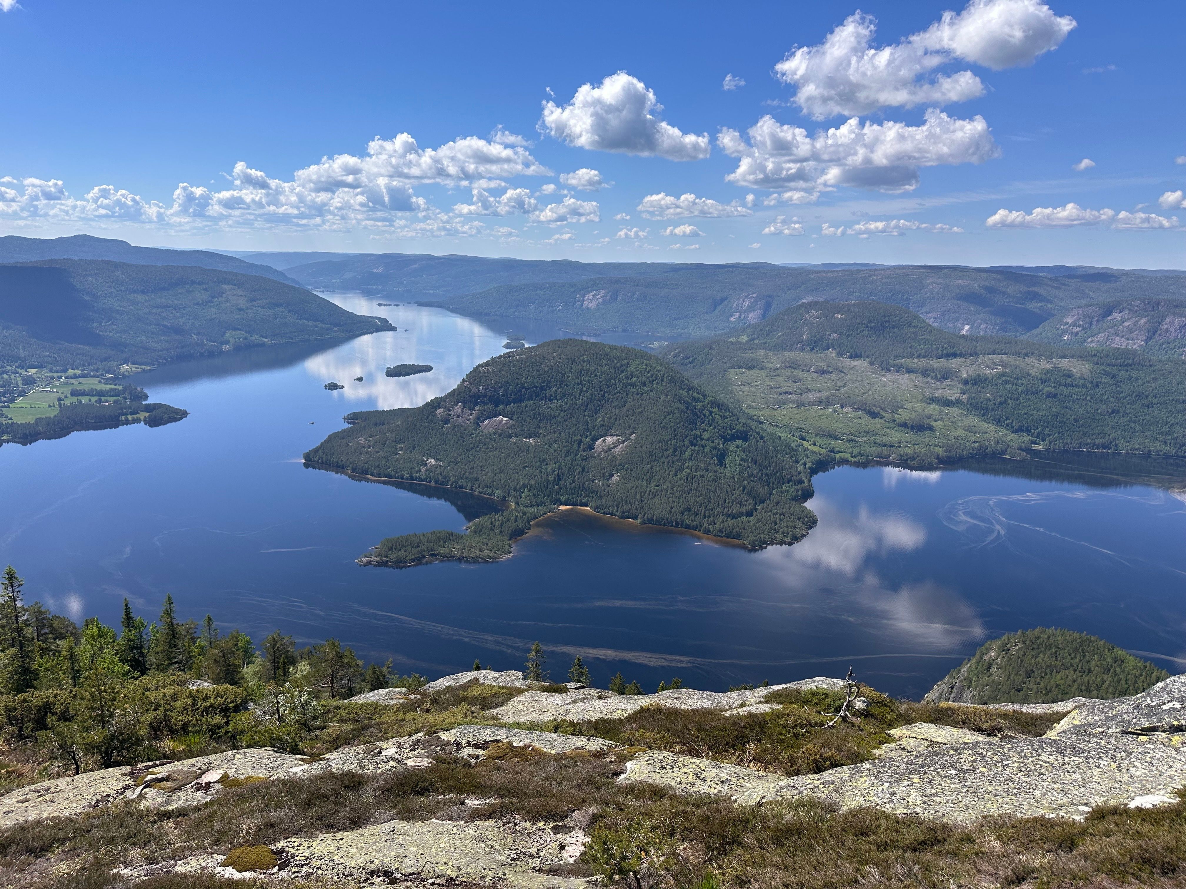 Byglandsfjord og Valle hadde temperatur over 30 grader for første gang ...