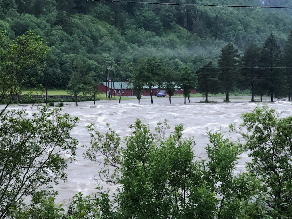 Elva er på vei ned. Så nær var det 50-årsflom - driva.no