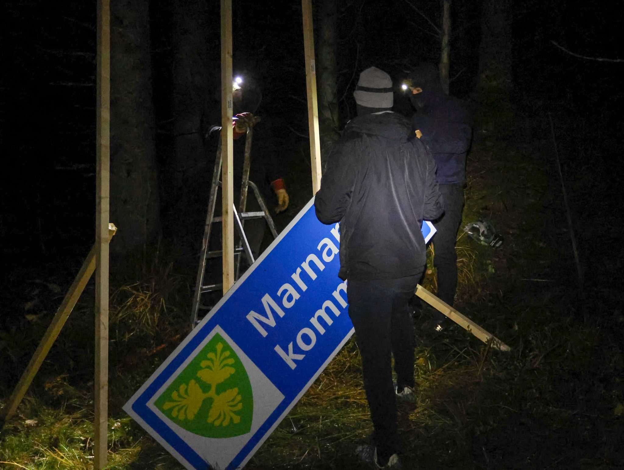 Skilter på hemmelig språk - l-a.no
