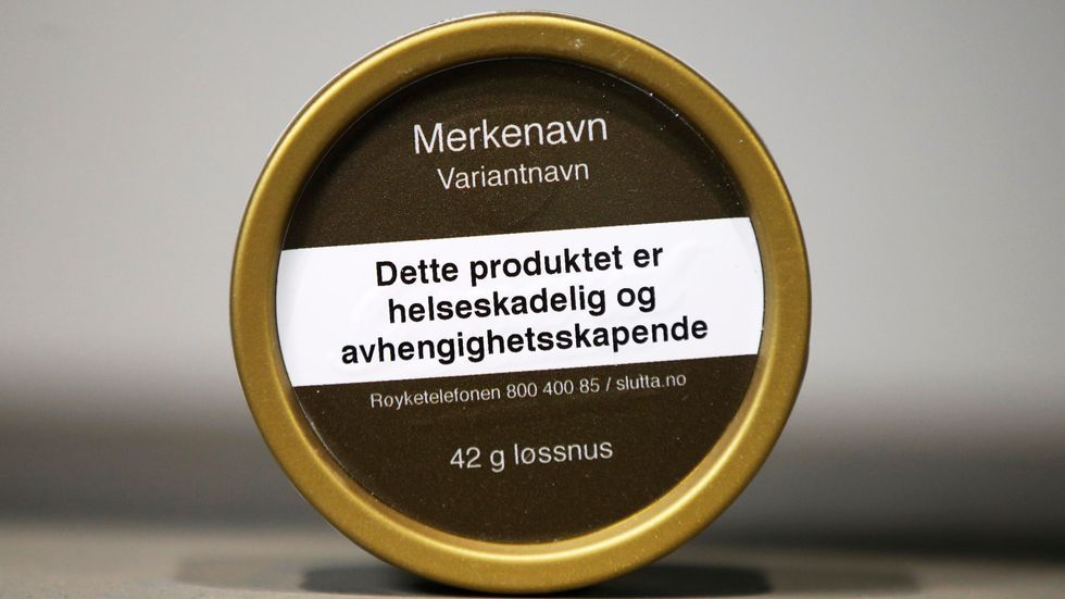 Snusprodusent saksøker Staten - itromso.no