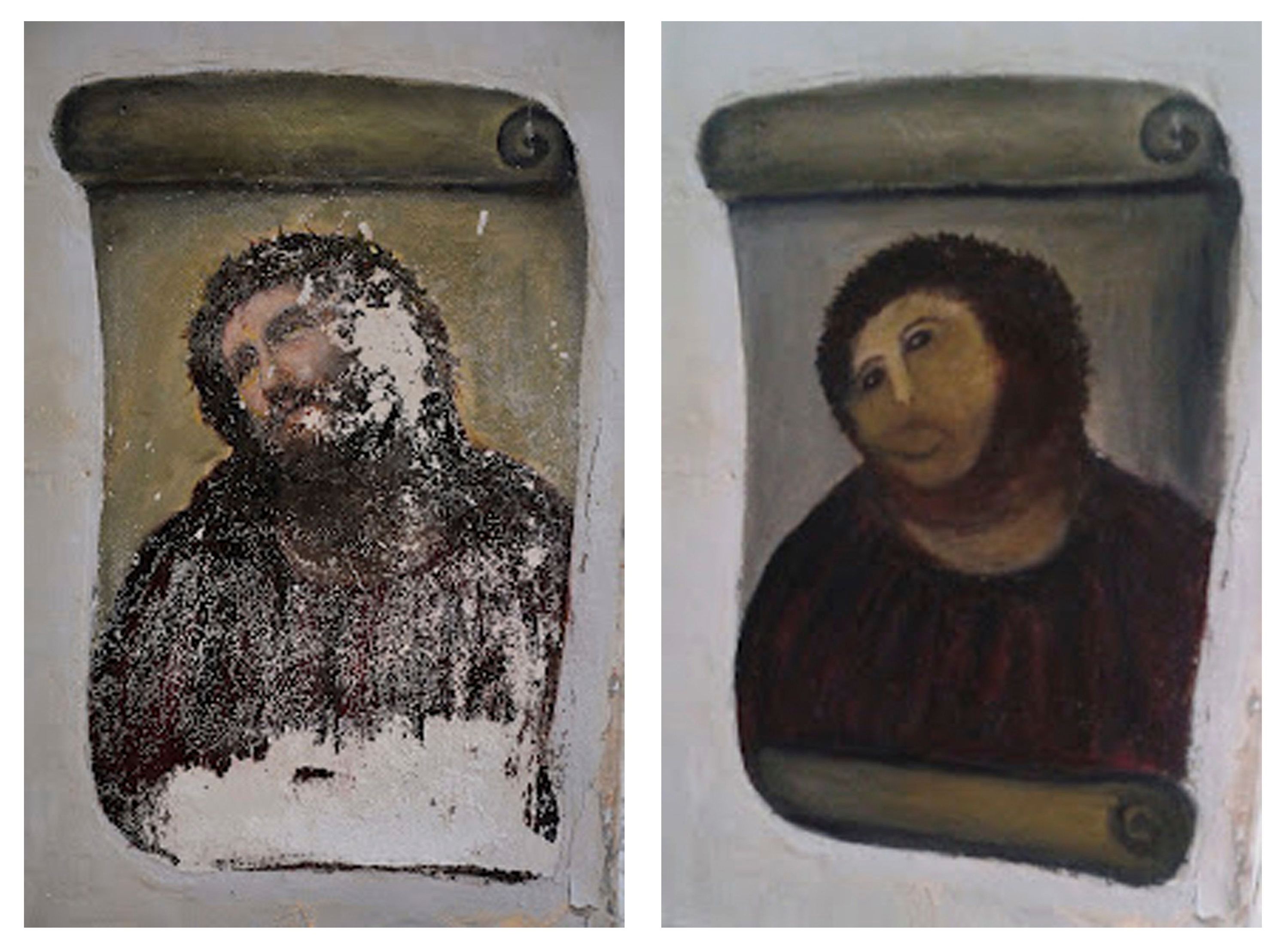 «Restaurert» Jesus-maleri i Spania blir attraksjon - adressa.no