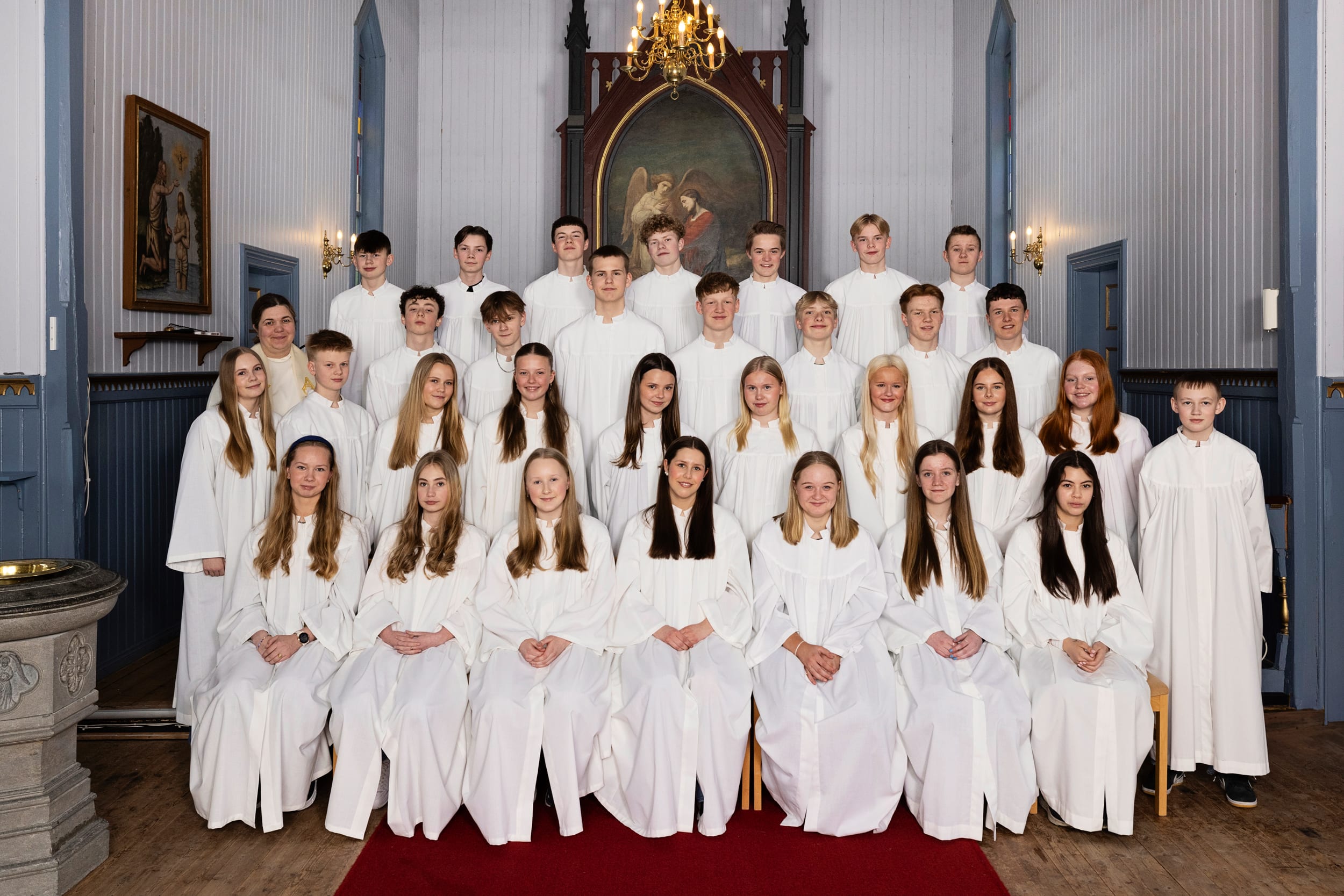 Her er alle konfirmantene i Lånke og Elvran - s-n.no