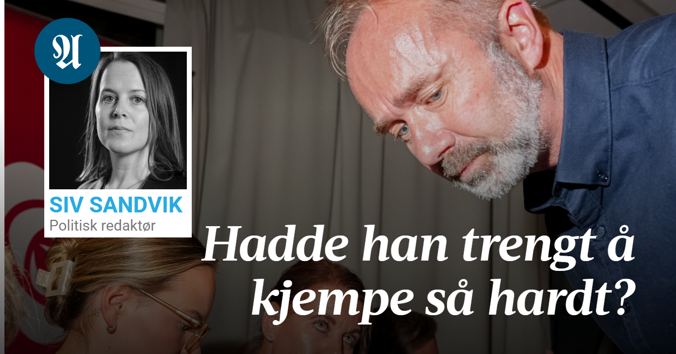 Trond Giske ligger best an til å vinne kampen om stortingsplassen, men ...