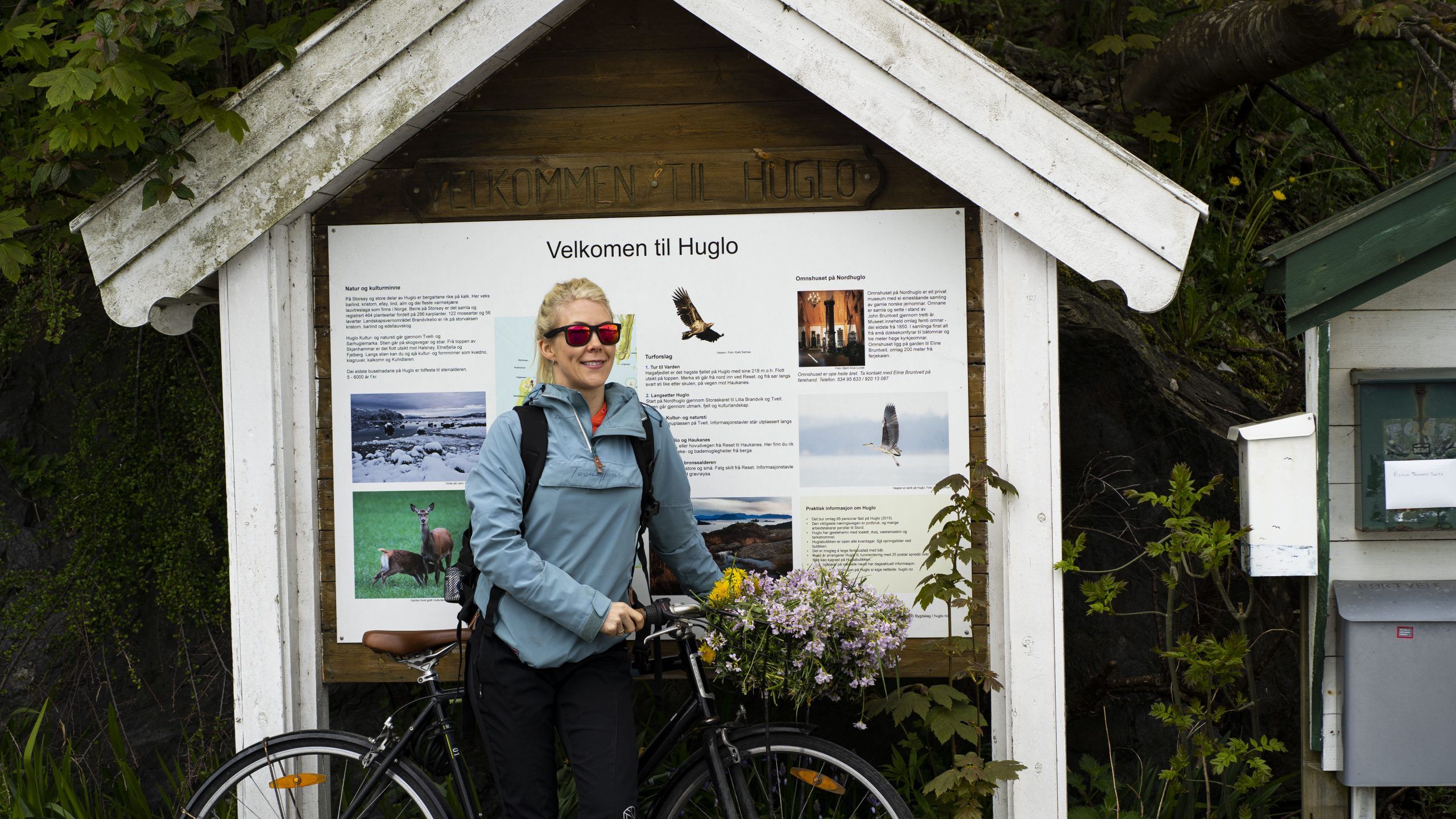 Opplev Huglo frå sykkelsetet - fitjarposten.no