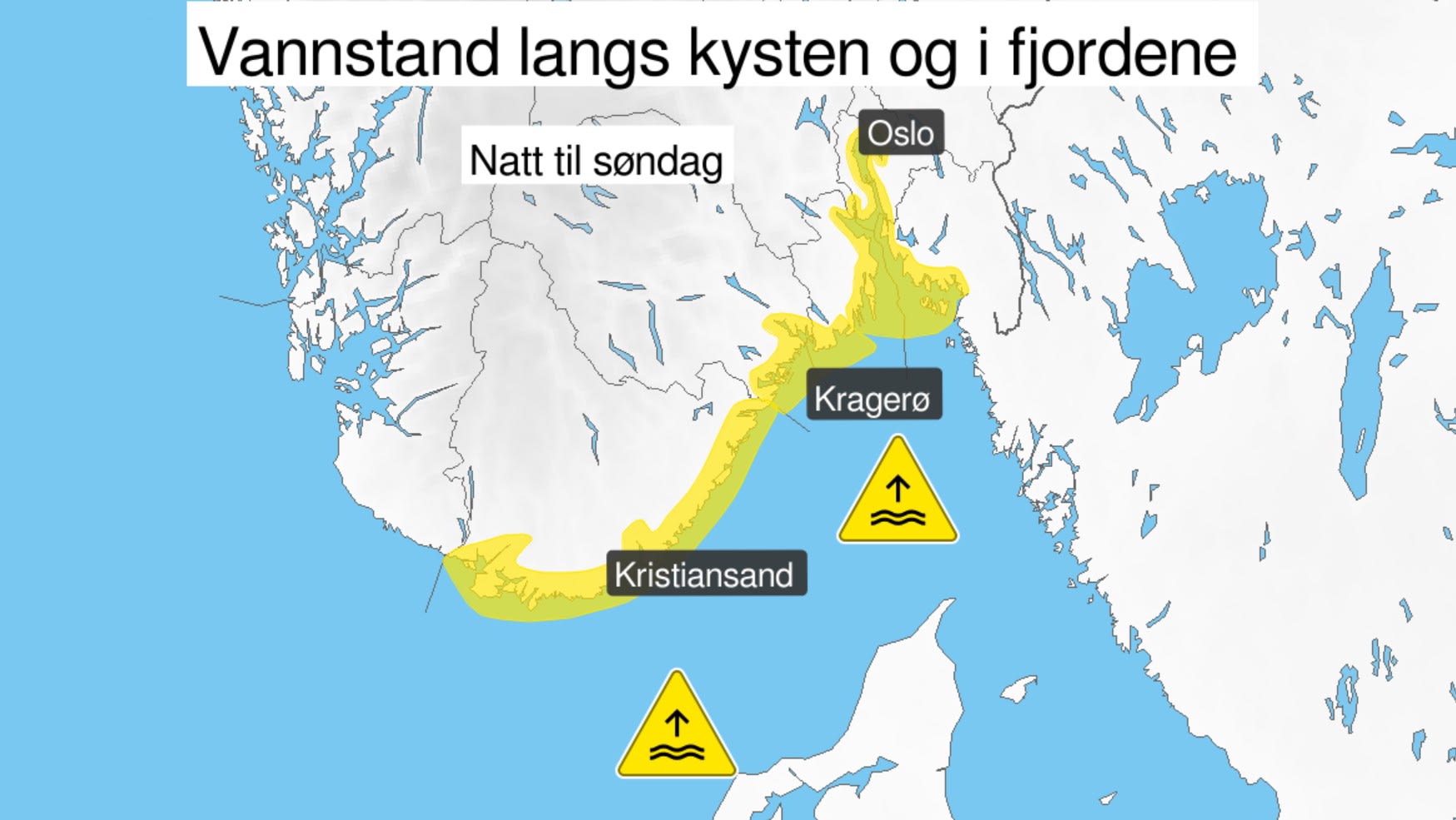 Advarer mot såpeglatte veier