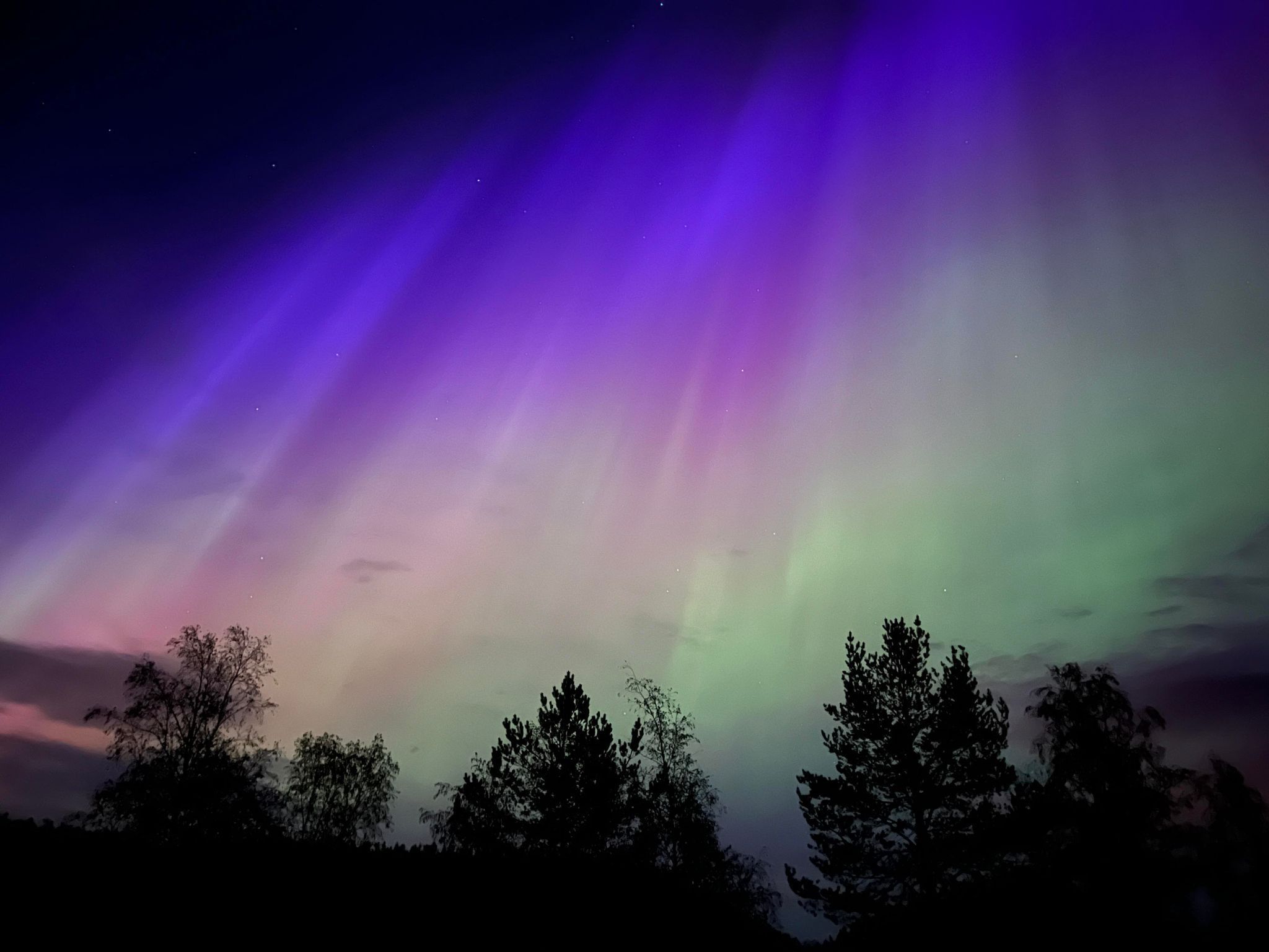 Se bilder av det spektakulære nordlyset - venneslatidende.no