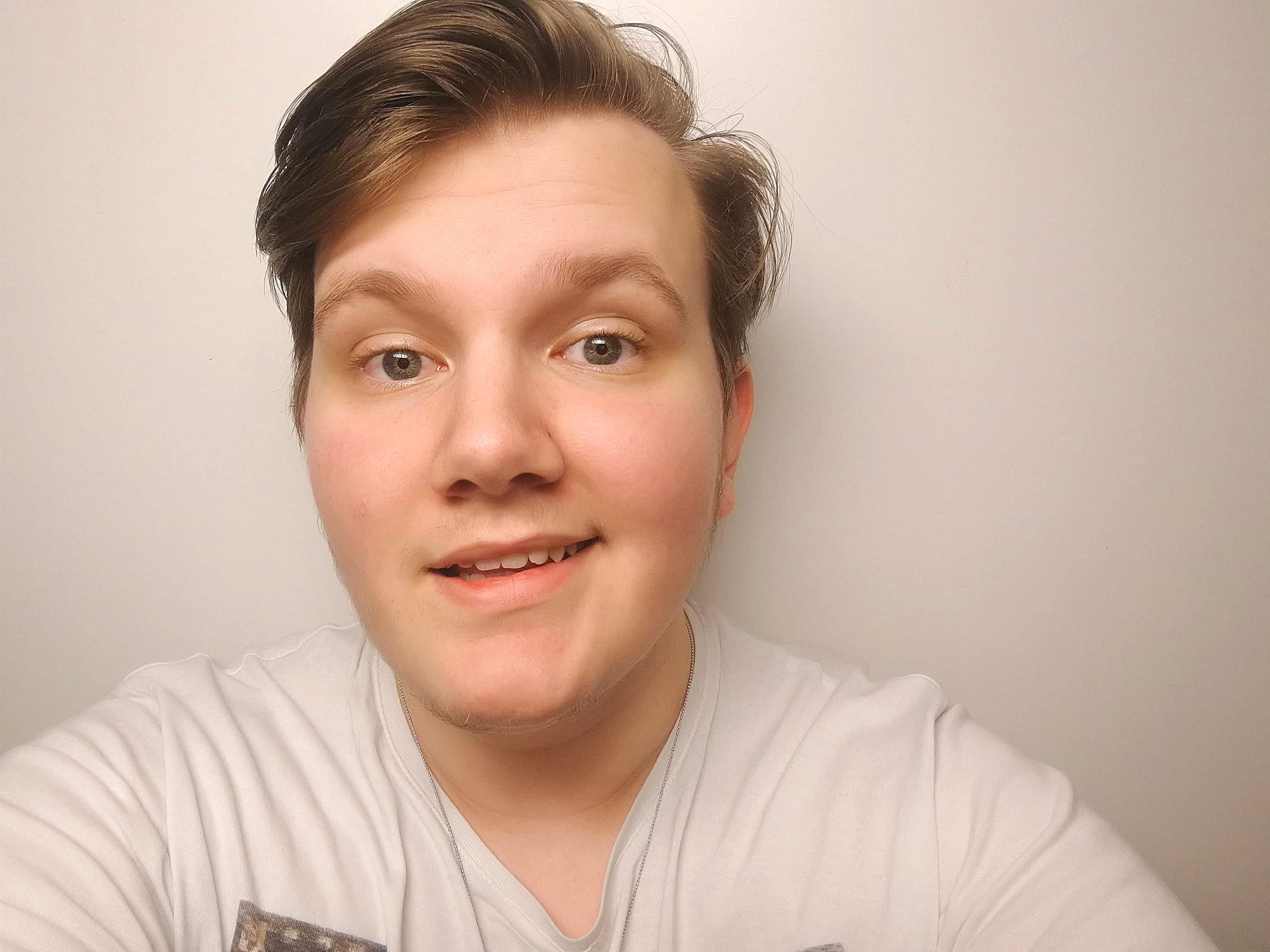 Mikael (19) gleder seg til å vise det han har øvd på siden skolestart ...