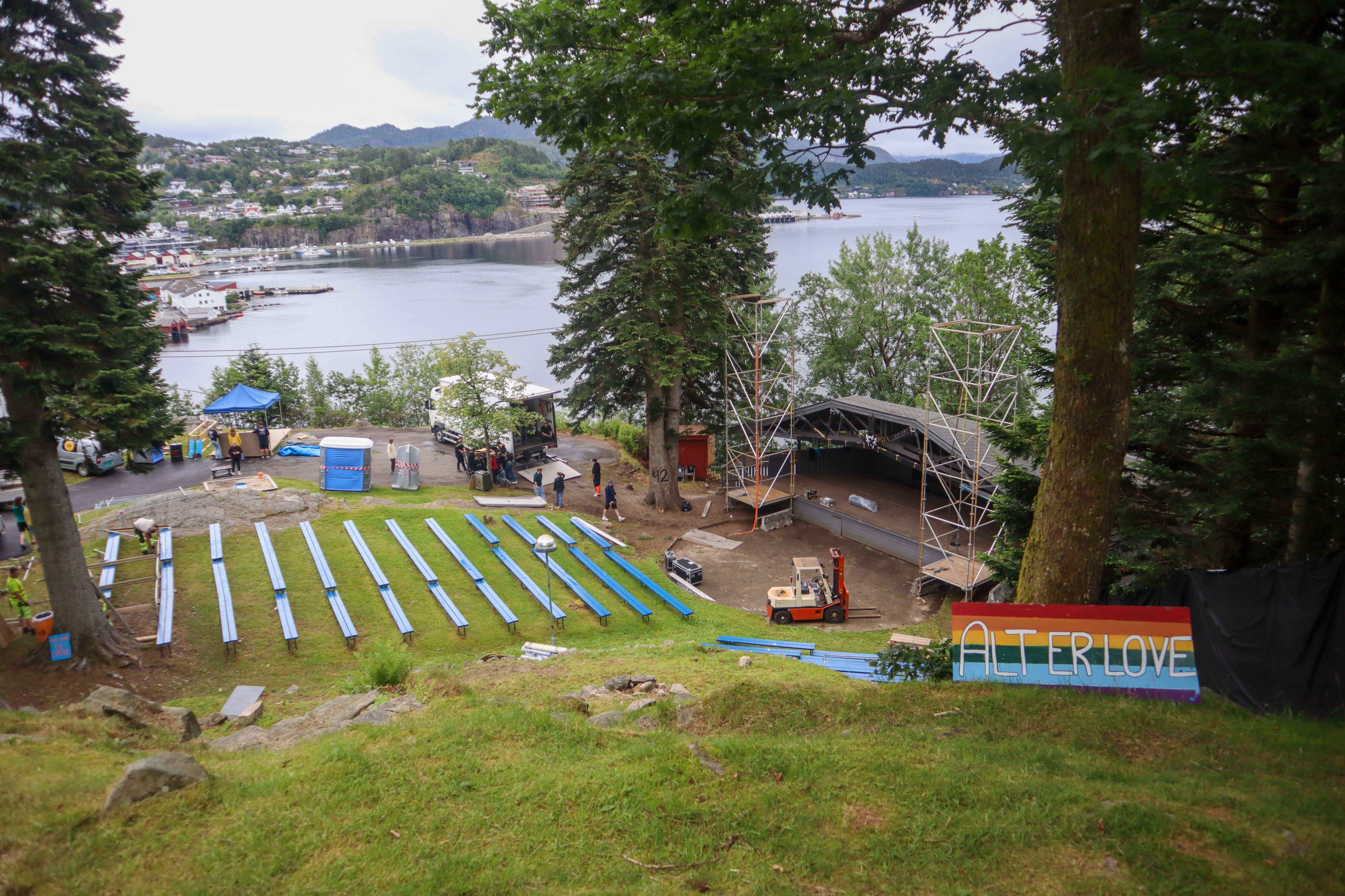 Rigget klart til årets festival i Fjellparken - lister24.no