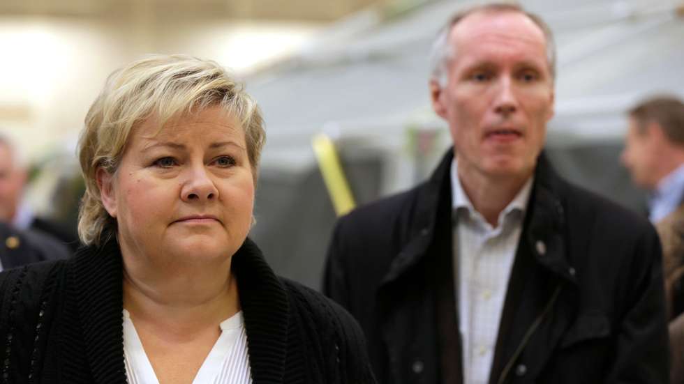 Solberg: – Politikere må ta tydelig avstand fra vold - smp.no
