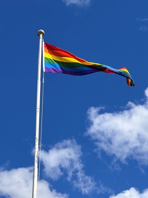 Heiste regnboge-flagget - bygdanytt.no