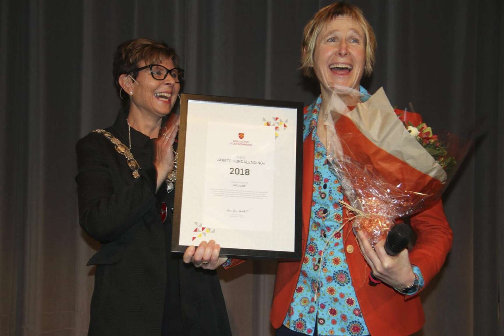Linda Eide er årets hordalending - sunnhordland.no