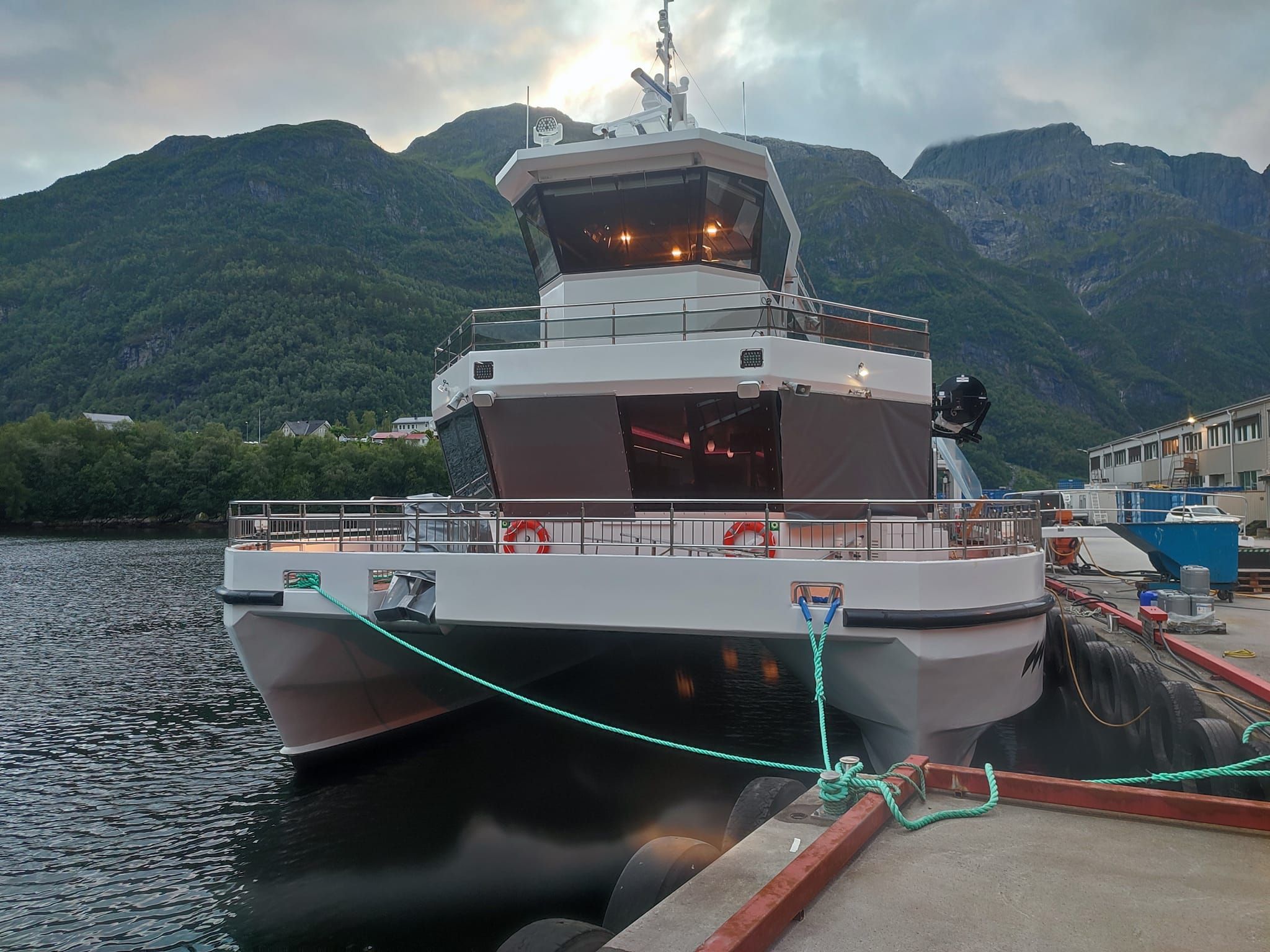 Halfdan feira skipsdåp med Halvdan - bomlo-nytt.no