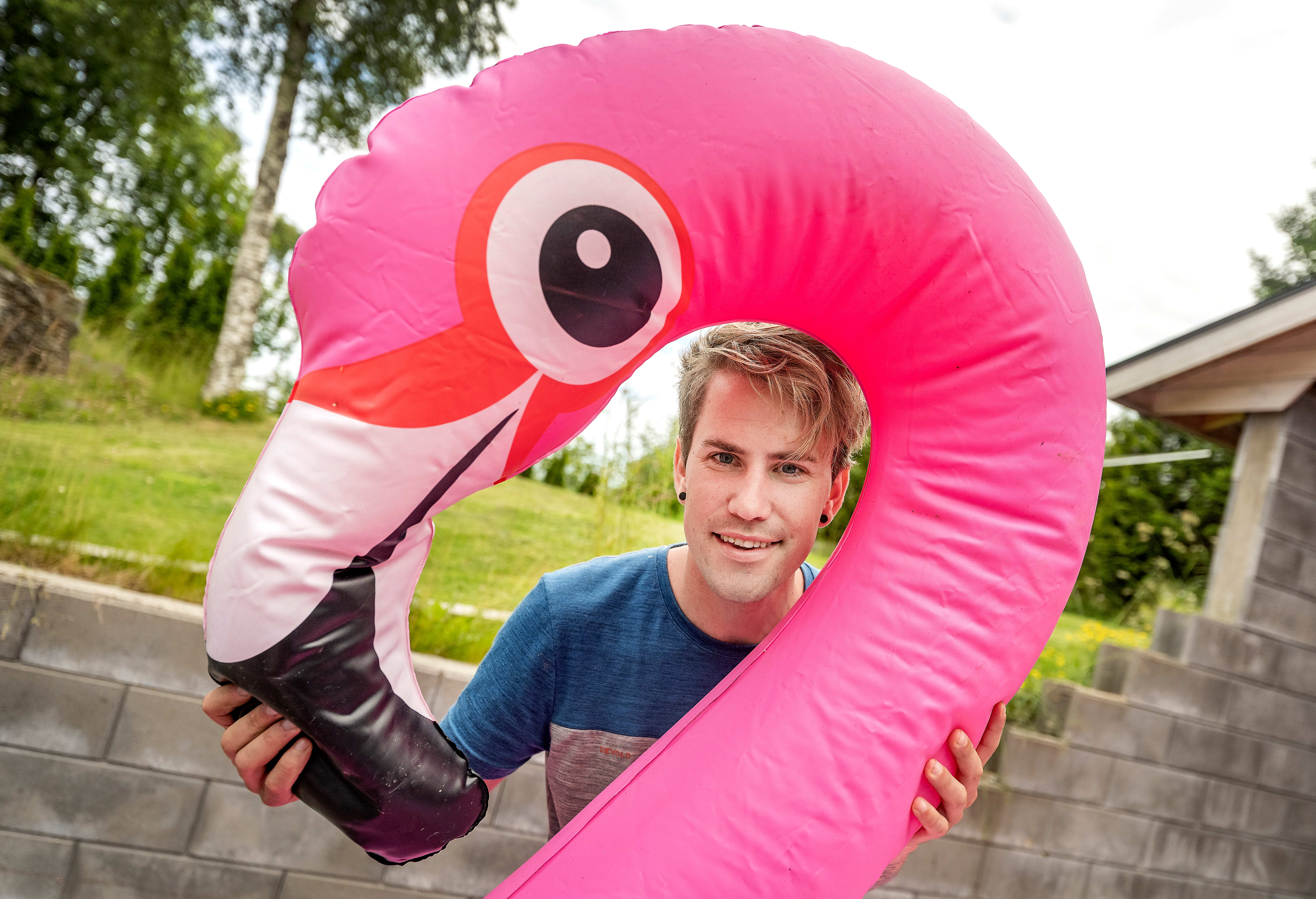 Skal reise 300 kilometer på en flamingo: – Jeg har ingen bekymringer ...