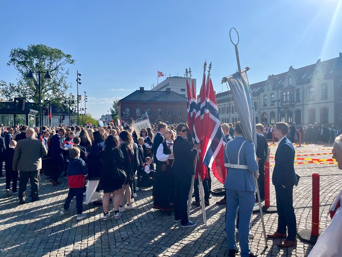 Skoletoget stiller opp