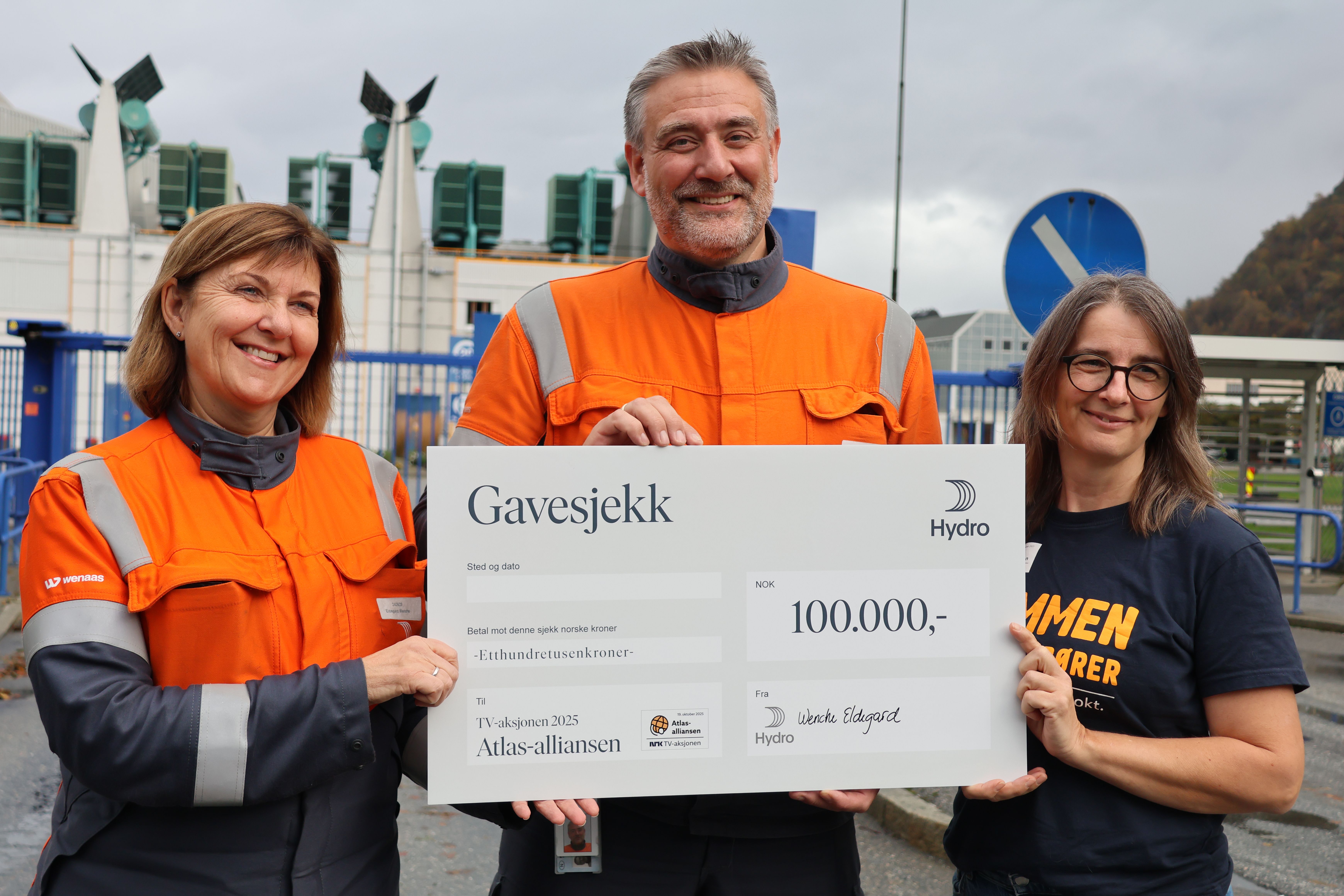 Gir 100.000 til TV-aksjonen - driva.no