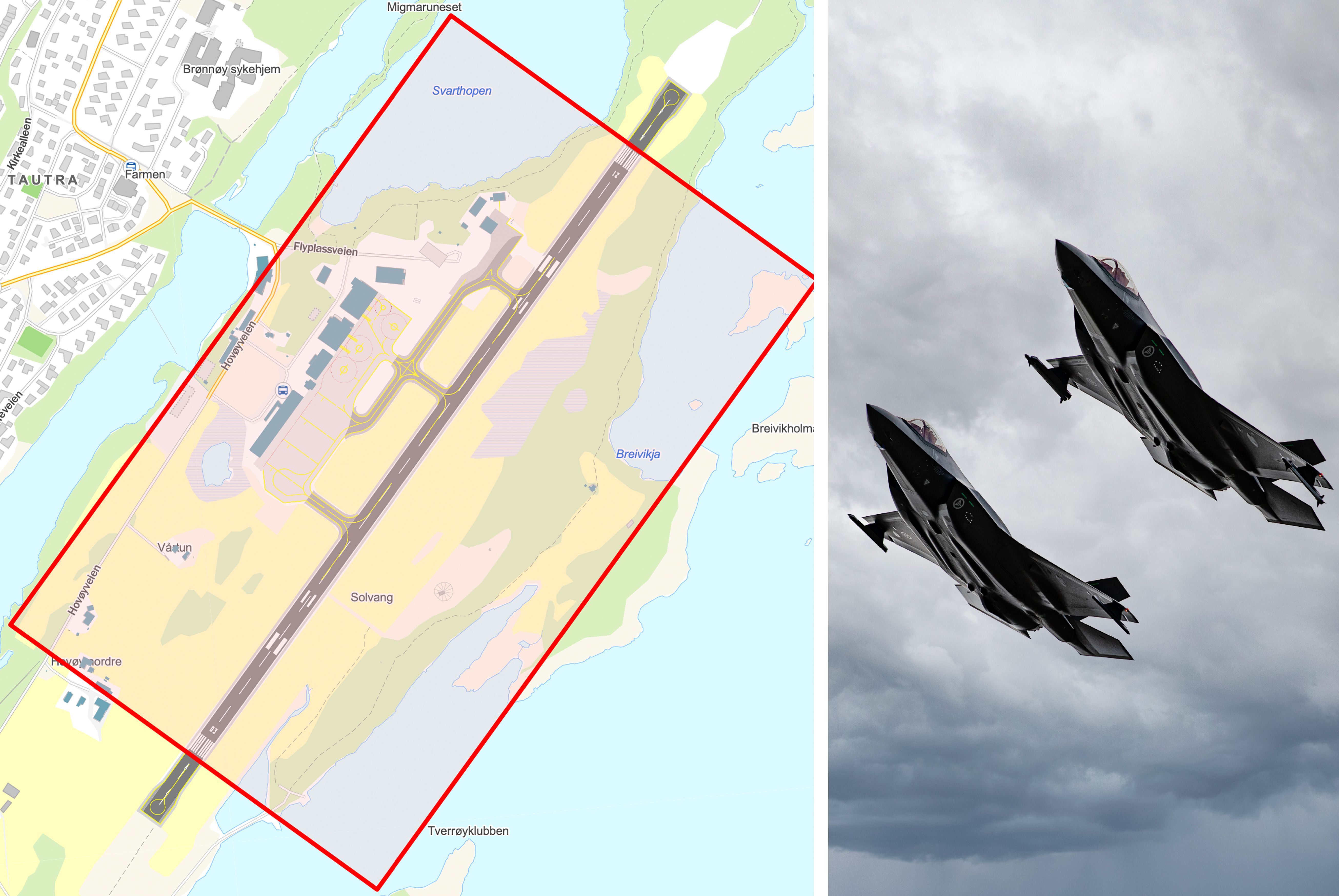 Avinor advarer om hørselsskadelig støy fra nye kampfly - banett.no
