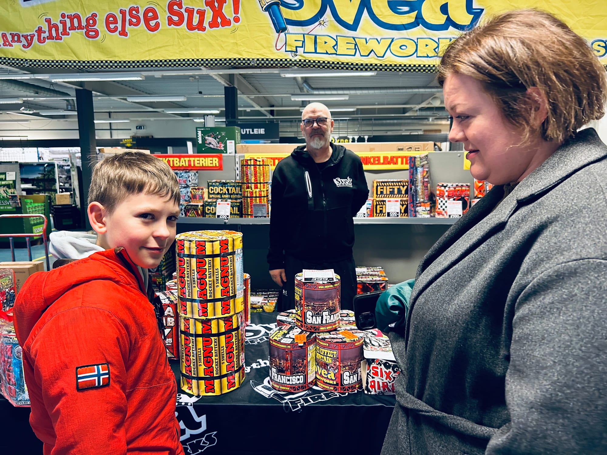 Sel fleire rakettar i år enn i fjor