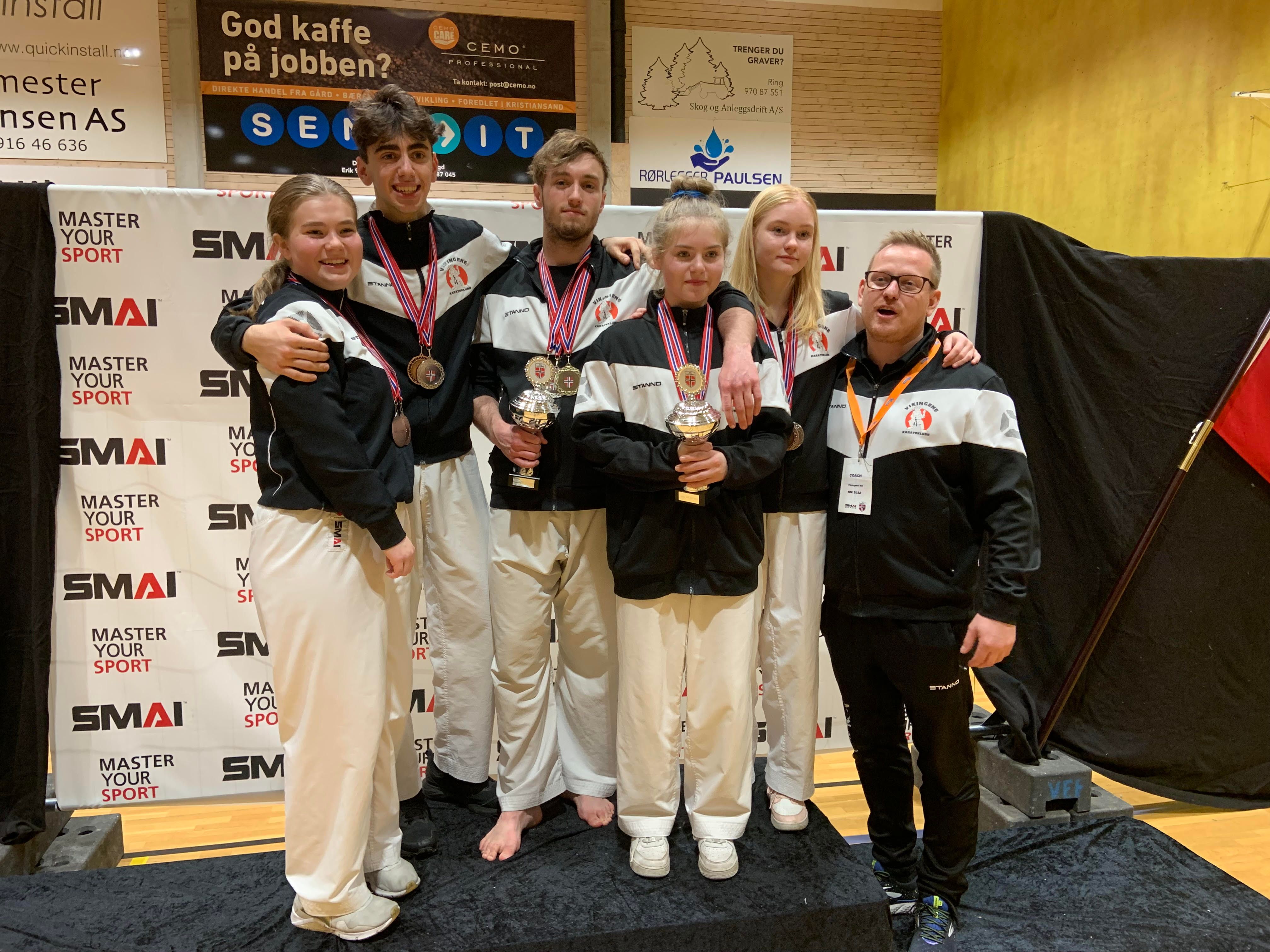 Vikingene Karateklubb har vært på medaljetokt i årets NM i karate ...