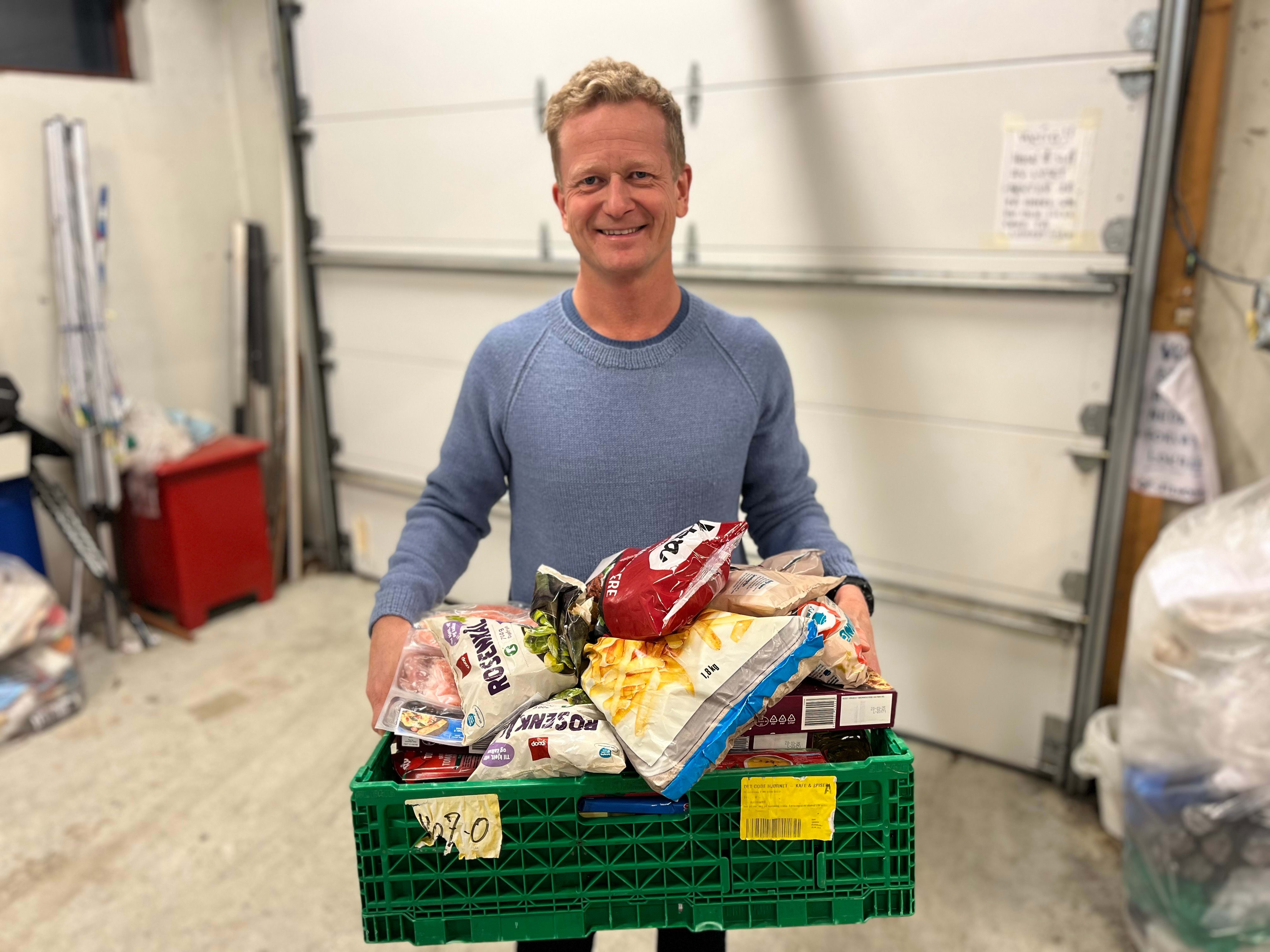 To tonn mat har blitt donert: – Det føles godt å ha noe ekstra å tilby ...