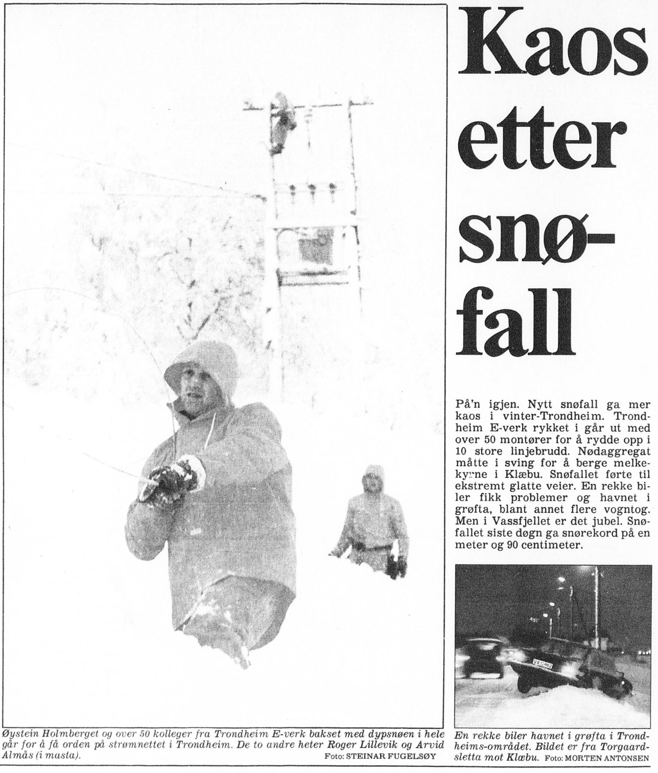 La det snø, la det snø, la det snø - adressa.no